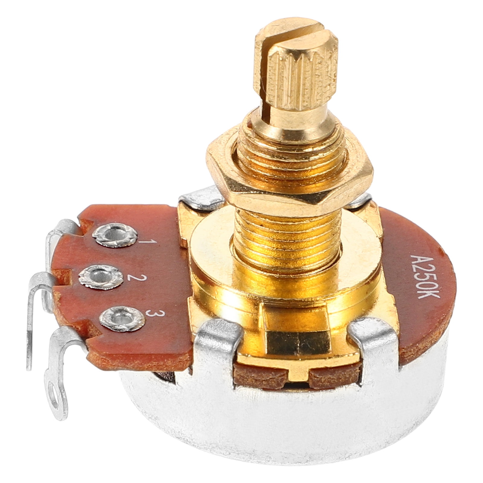 FRCOLOR Copper Potentiometer Electric Guitar Audio Pot Replacement Bass ...
