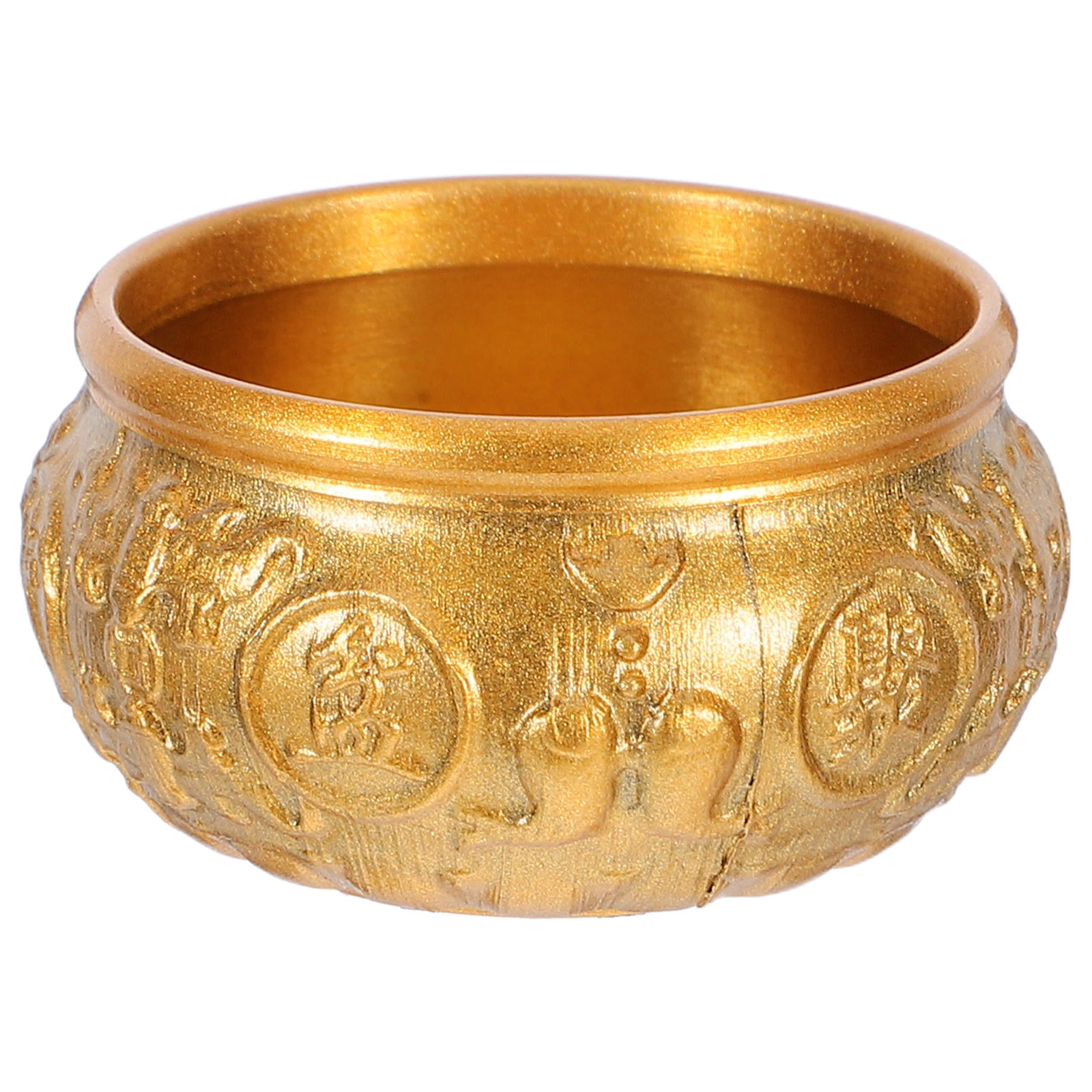 FRCOLOR Copper Treasure Basin Ornament For Living Room And Entryway ...