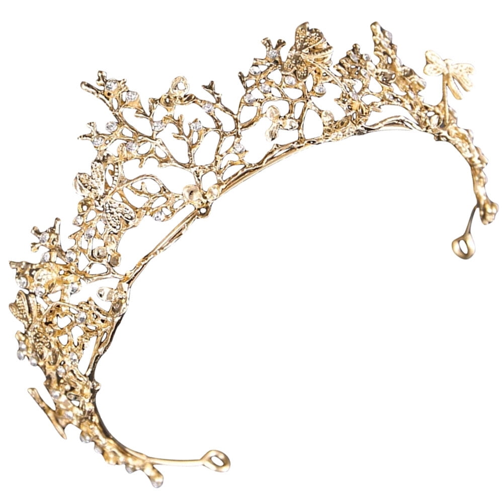 FRCOLOR Crown Headpiece Prom Bridal Jewelry Vintage Decor Bridesmaid ...