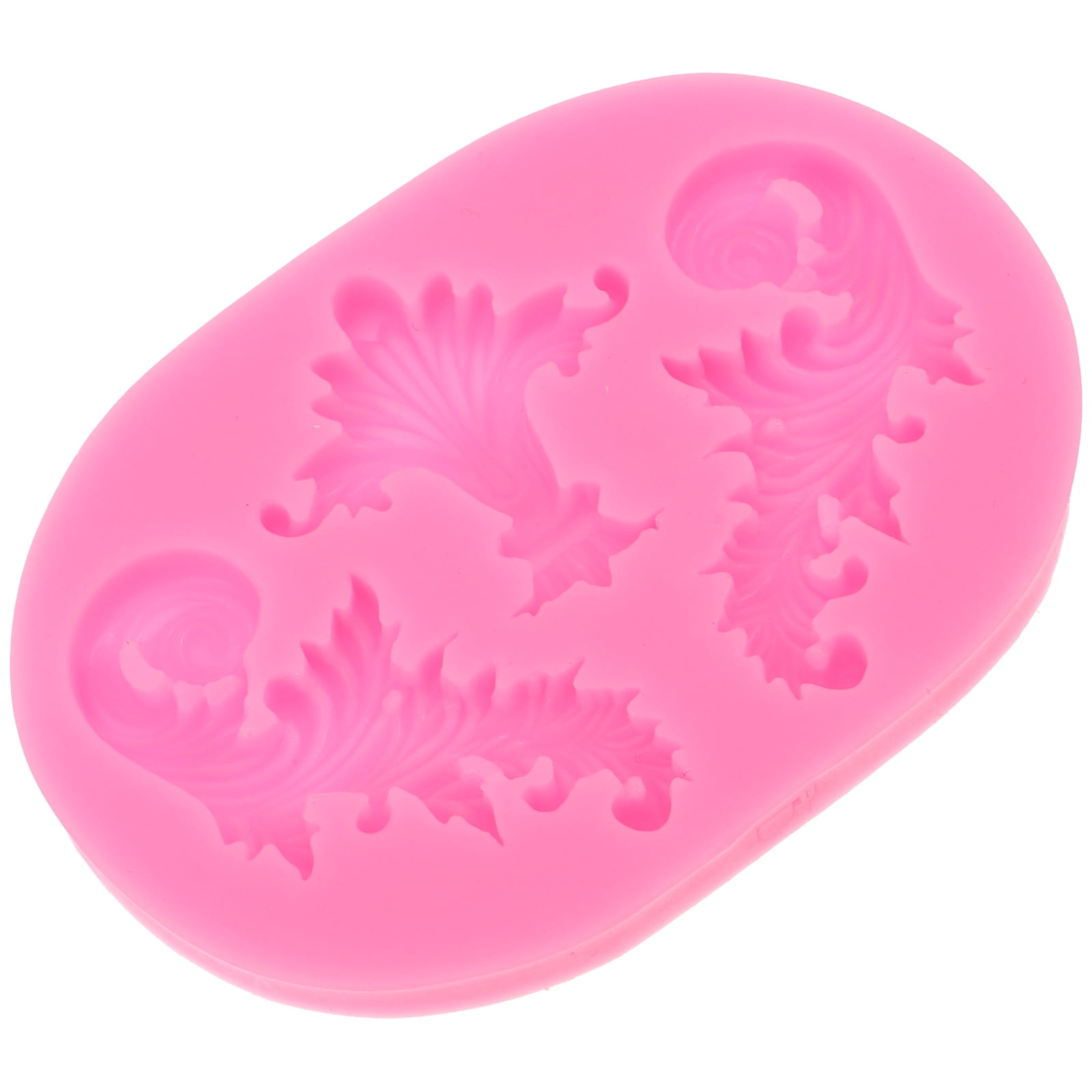 FRCOLOR Cream Cheese Mint Molds Silicon Heart Shaped Embossed Silicone ...