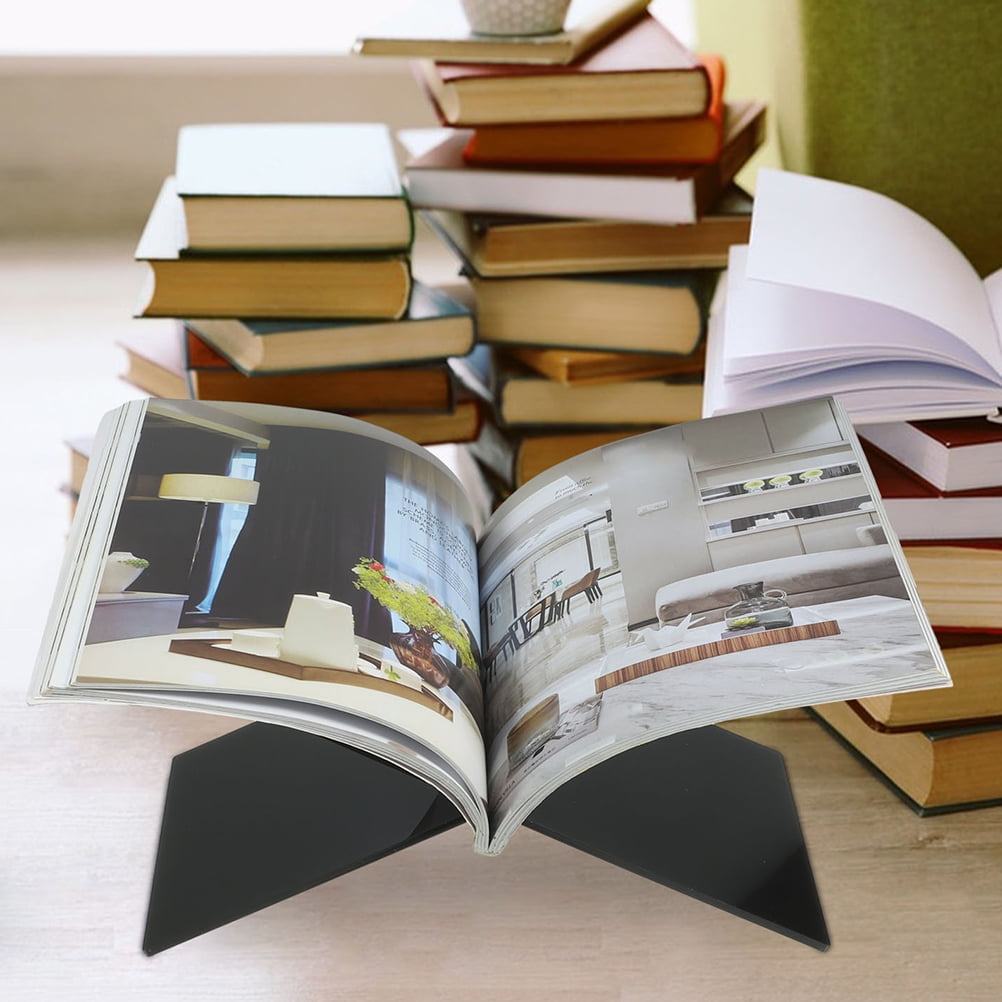 FRCOLOR Creative Bookshelf Table Top Reading Stand for Desk Bookshelves ...