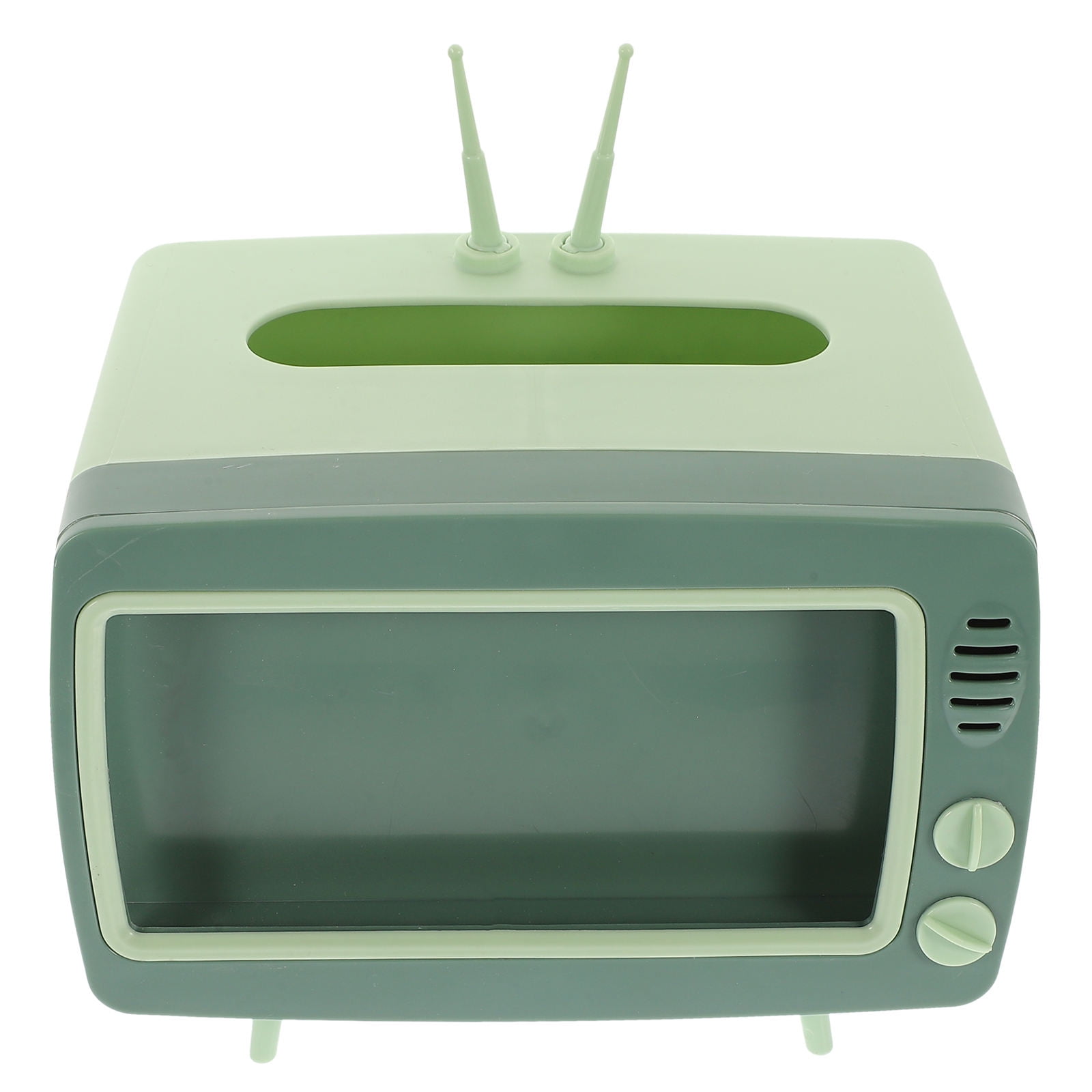 FRCOLOR Creative Storage Tissue Box Decorative Television Shape Holder ...