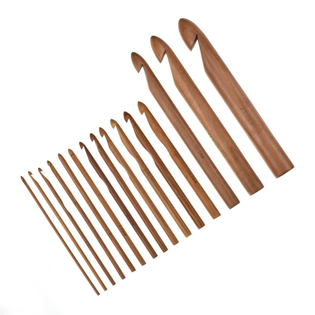 FRCOLOR Crochet Hook Set with 15 Different Diameters for DIY Projects ...