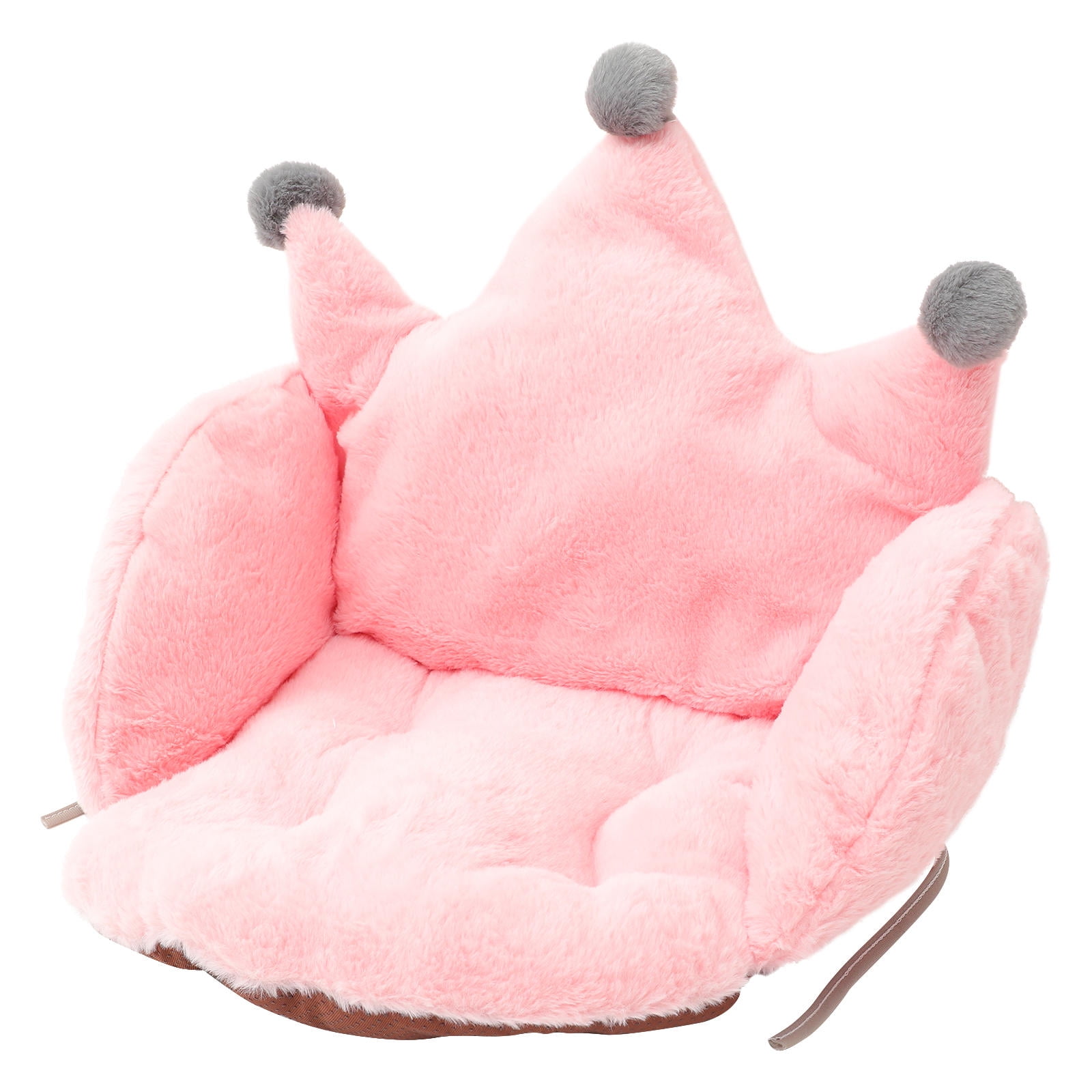FRCOLOR Crown Seat Cushion Half Enclosed Chair Cushion Plush Seat ...
