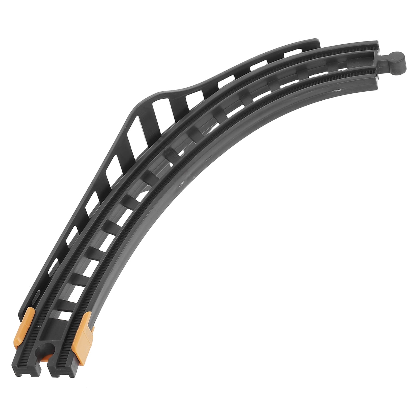 FRCOLOR Curved Plastic Train Track for Building and Playing Grey Color ...