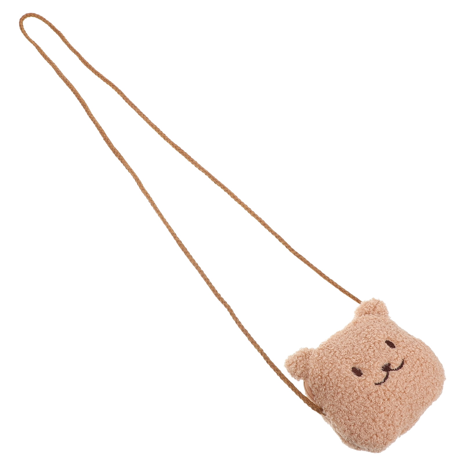 FRCOLOR Cute Plush Bear Crossbody Purse Toddlers Casual Messenger Bag ...