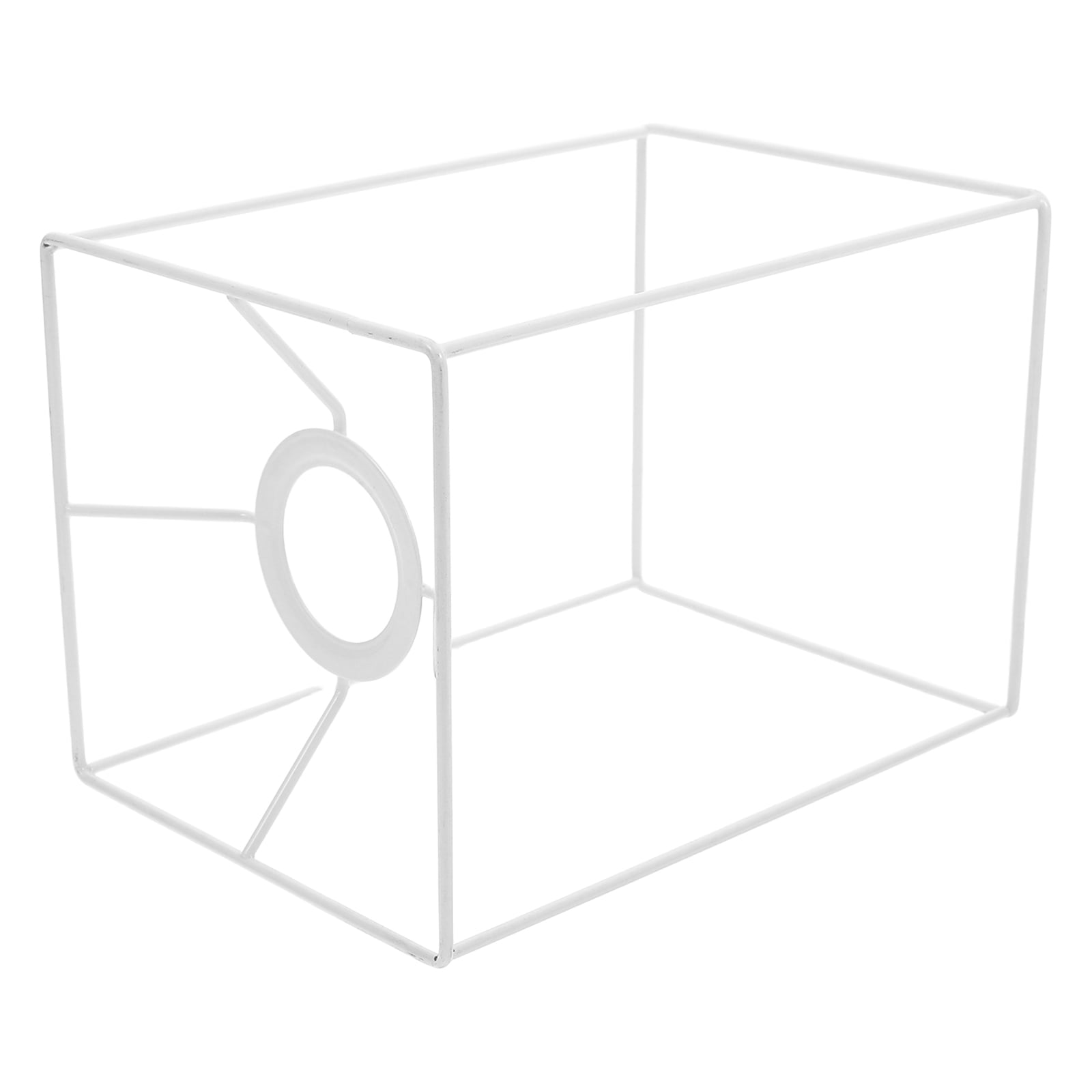 FRCOLOR DIY Iron Wire Lamp Shade Frame Cage Light Stand Lamp Shade ...