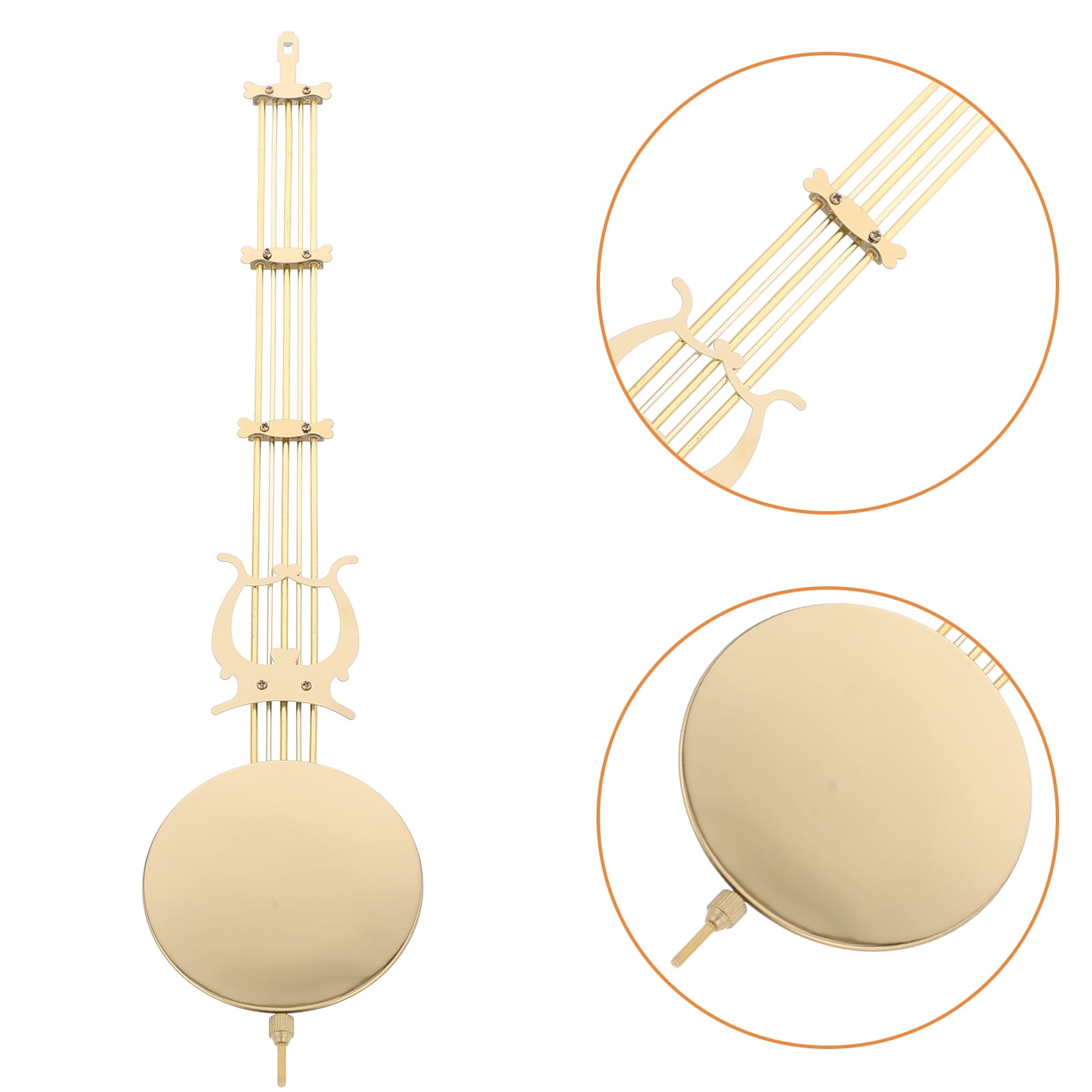 FRCOLOR DIY Pendulum Clock Replacement Pendulum Metal Clock Pendulum ...