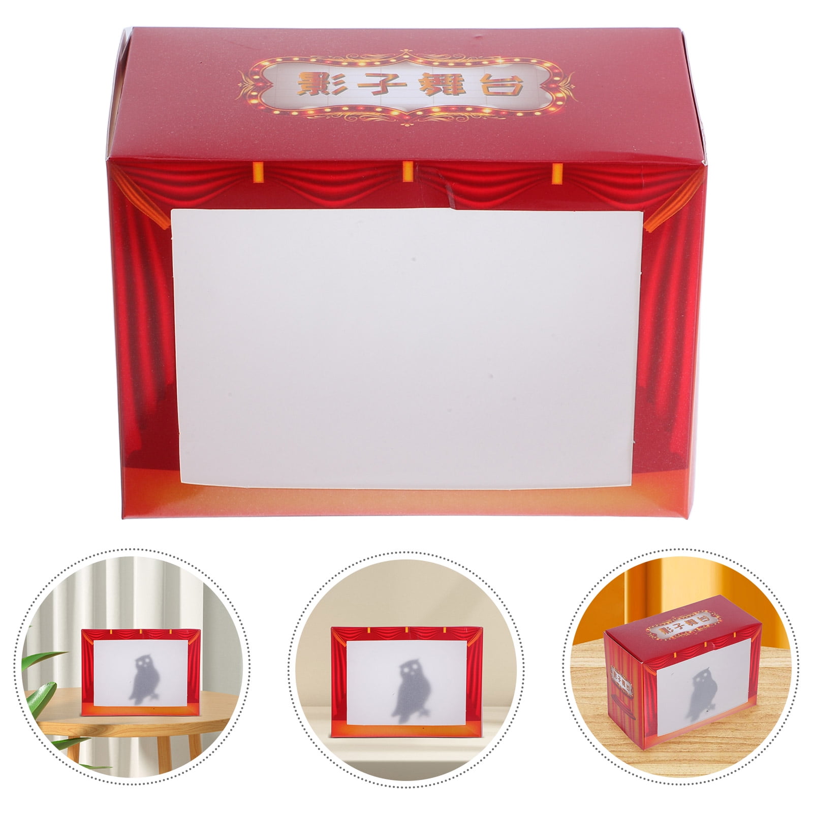 FRCOLOR DIY Shadow Puppets Kit for Kids Educational Toy with Red Paper ...