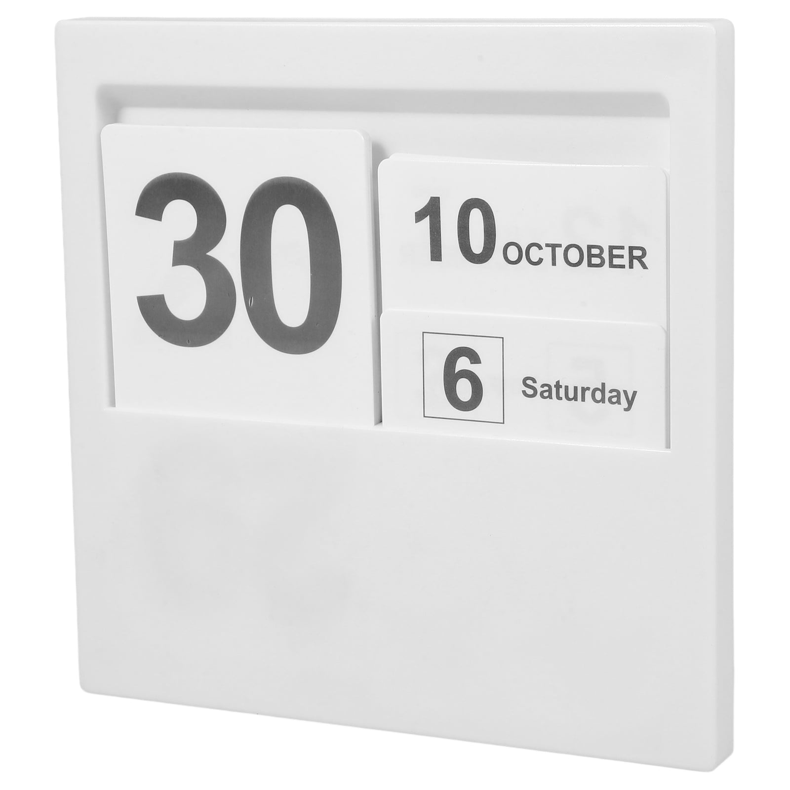 FRCOLOR Daily Use Standing Calendar Month Date Calendars Office White ...