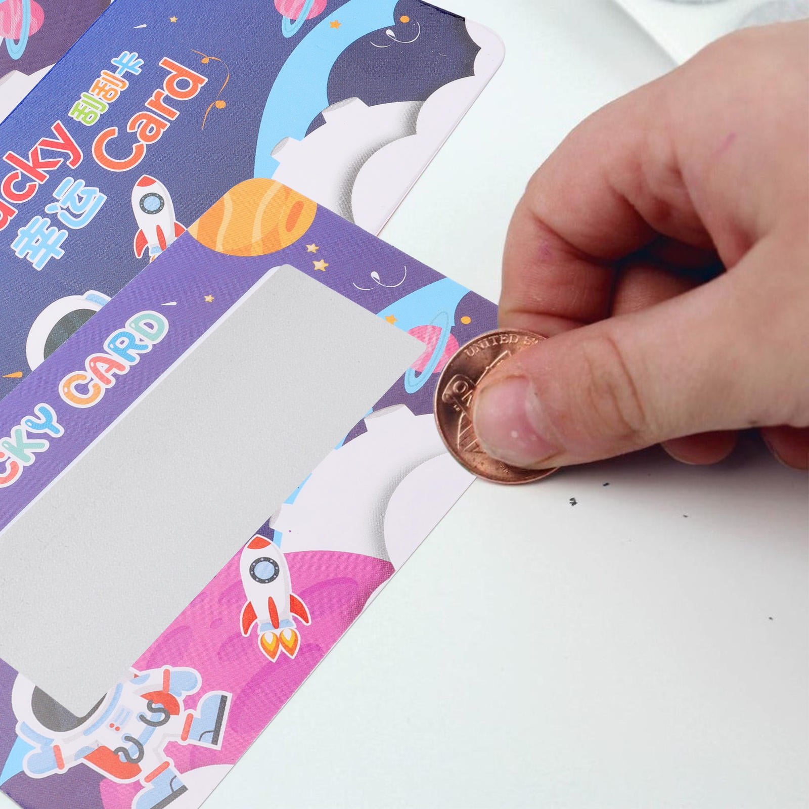 FRCOLOR Dark Blue Scratch Off Cards with Cartoon Patterns for ...