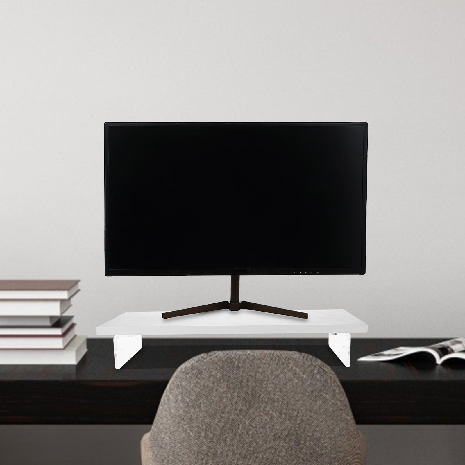 FRCOLOR Desk Acrylic Monitor Riser Stable Monitor Rack Laptop Riser ...