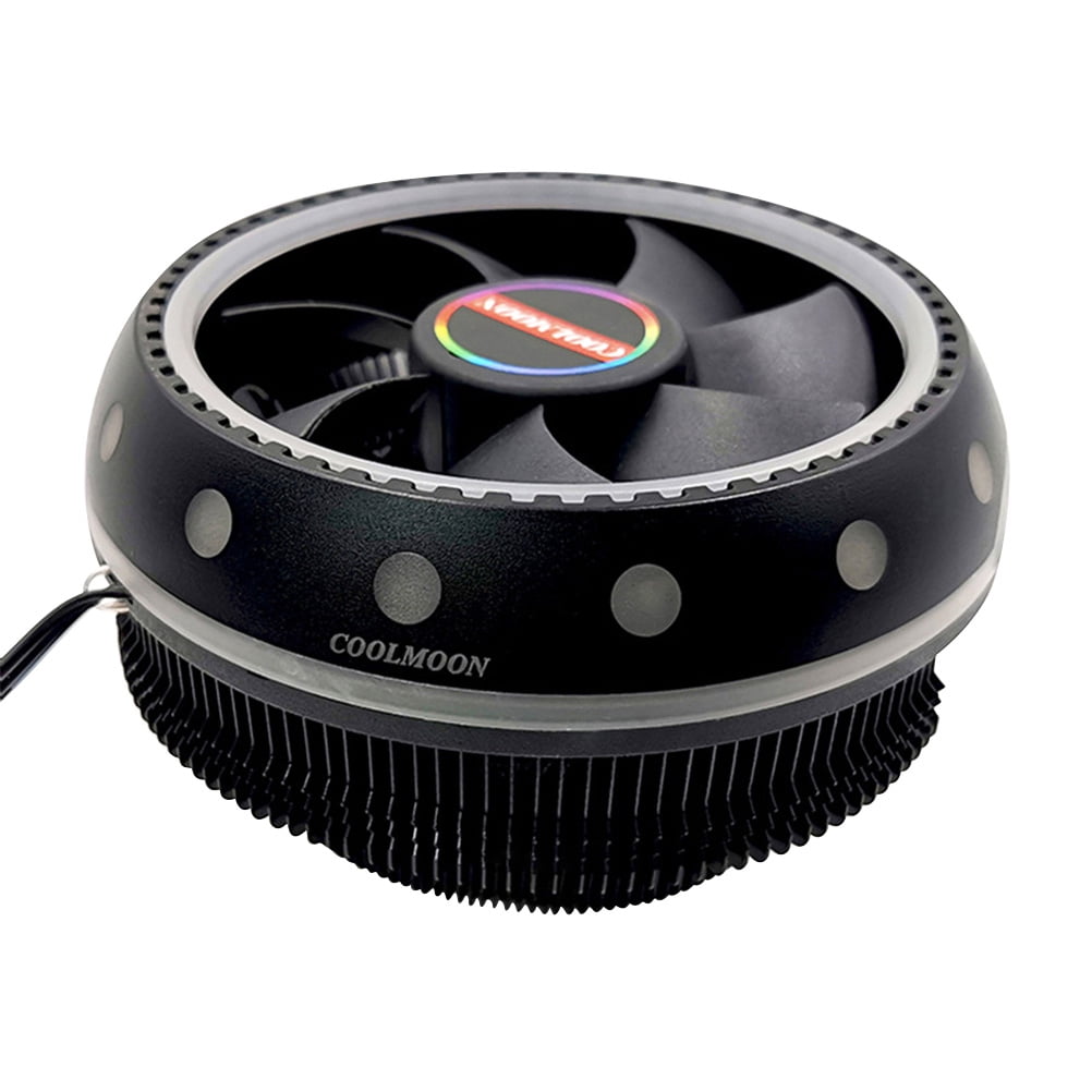 FRCOLOR Desktop Computer Radiator Colorful Light CPU Cooler Heat ...