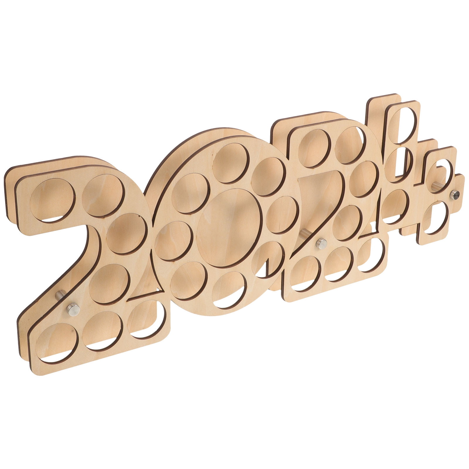 FRCOLOR Wooden Golf Club Display Rack for Wall Mounting Khaki Color ...