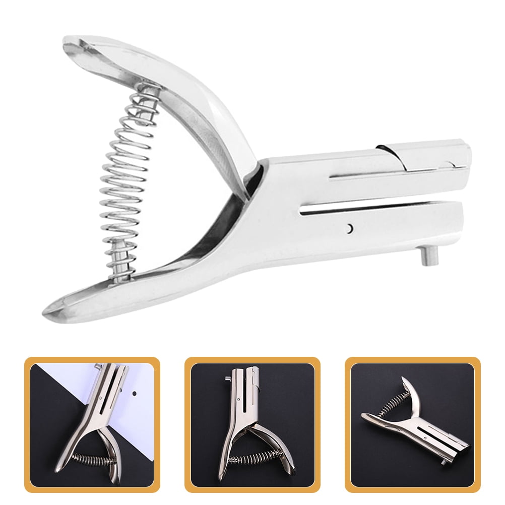 FRCOLOR Desktop Id Card Hole Punch Tool for Name Badges Handheld Paper ...