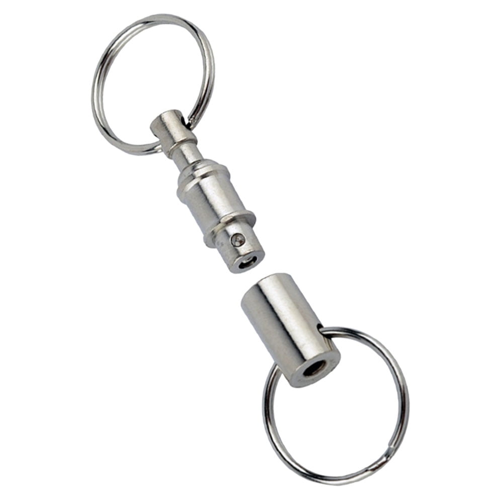 FRCOLOR Detachable Keychain with Double Spring Design Quick Release Key Ring for Convenience ...