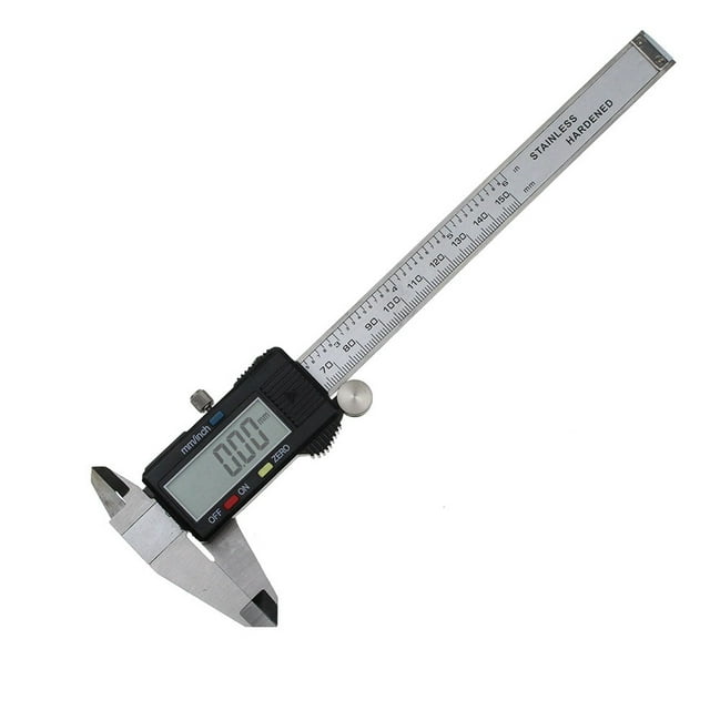 FRCOLOR Digital Caliper 0-6 inch/150mm Steel Electronic Calipers Depth ...