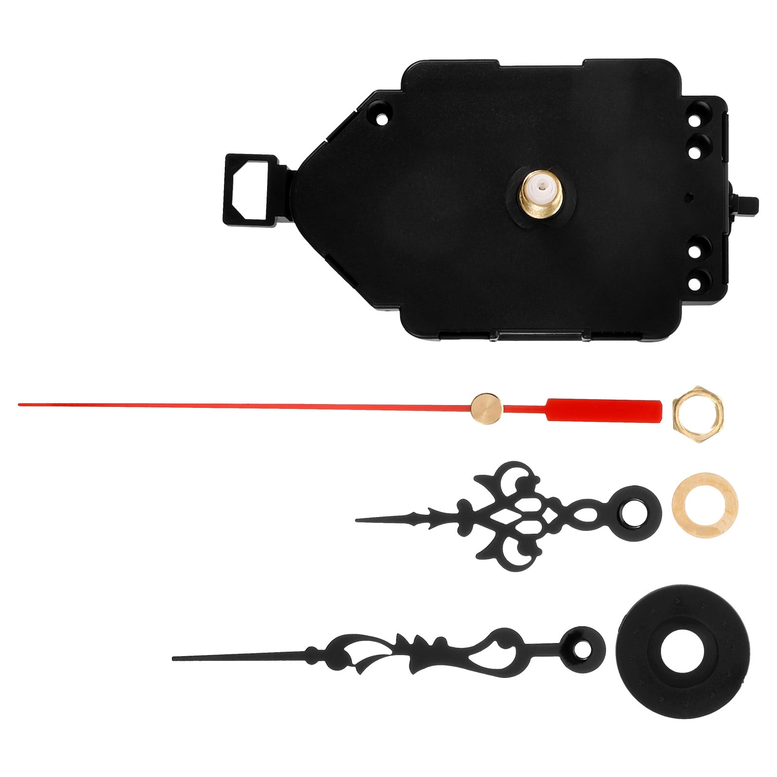 LABSERRON Clock Pendulum Accessories Black Quartz Movement 1 Set ...