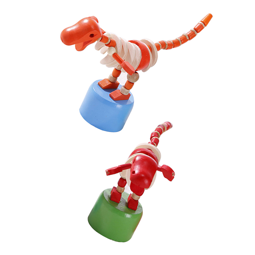 FRCOLOR Dinosaur Rocking Toys for Kids Playing Assorted Color Plastic ...