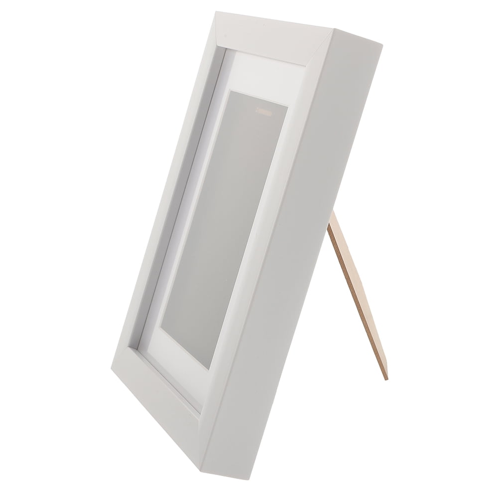 FRCOLOR Display Case Photo Badge Display Frame 17.80X12.70X3.00CM White ...