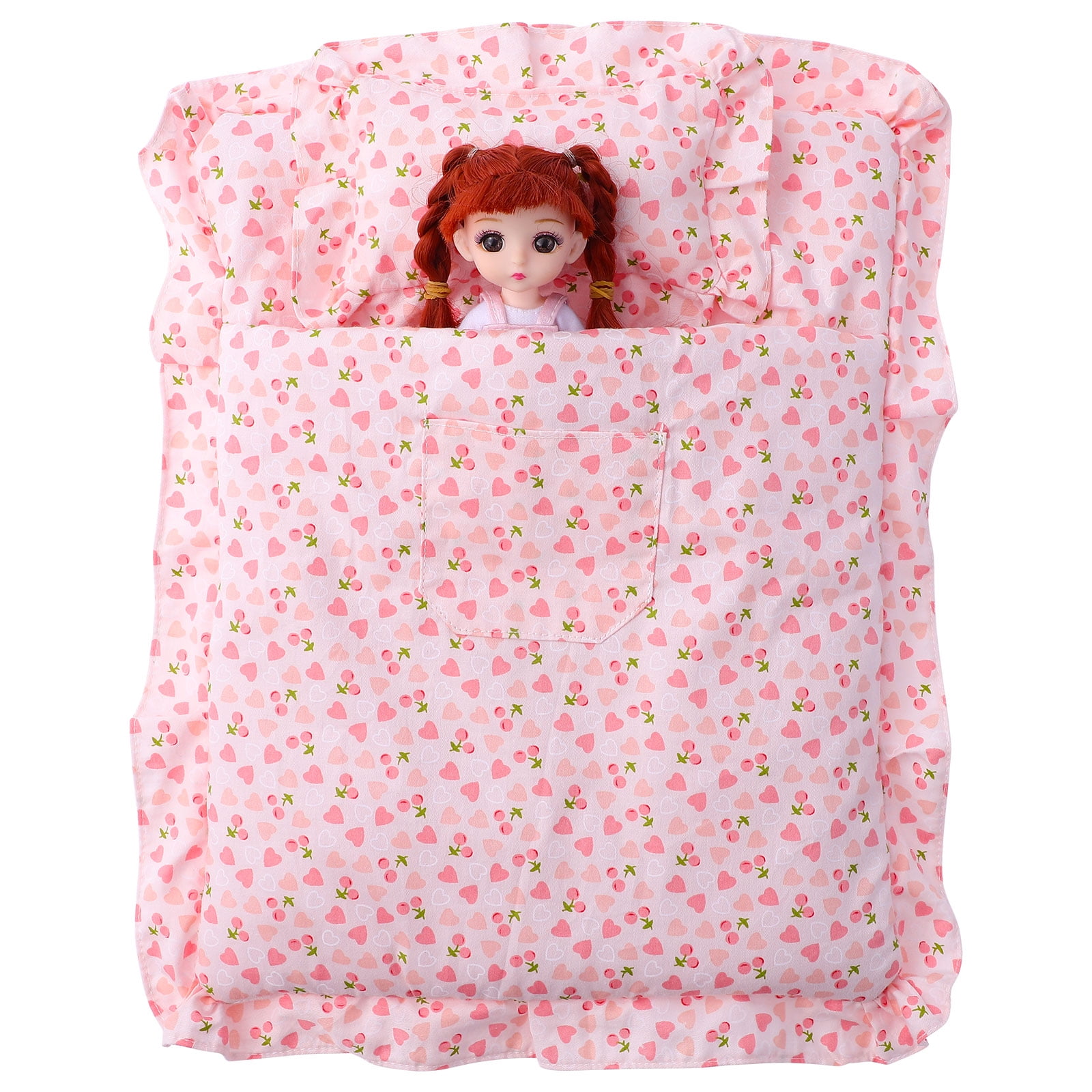 FRCOLOR Doll Blankets and Accessories Doll Strawberry Sleeping Bag 38 ...