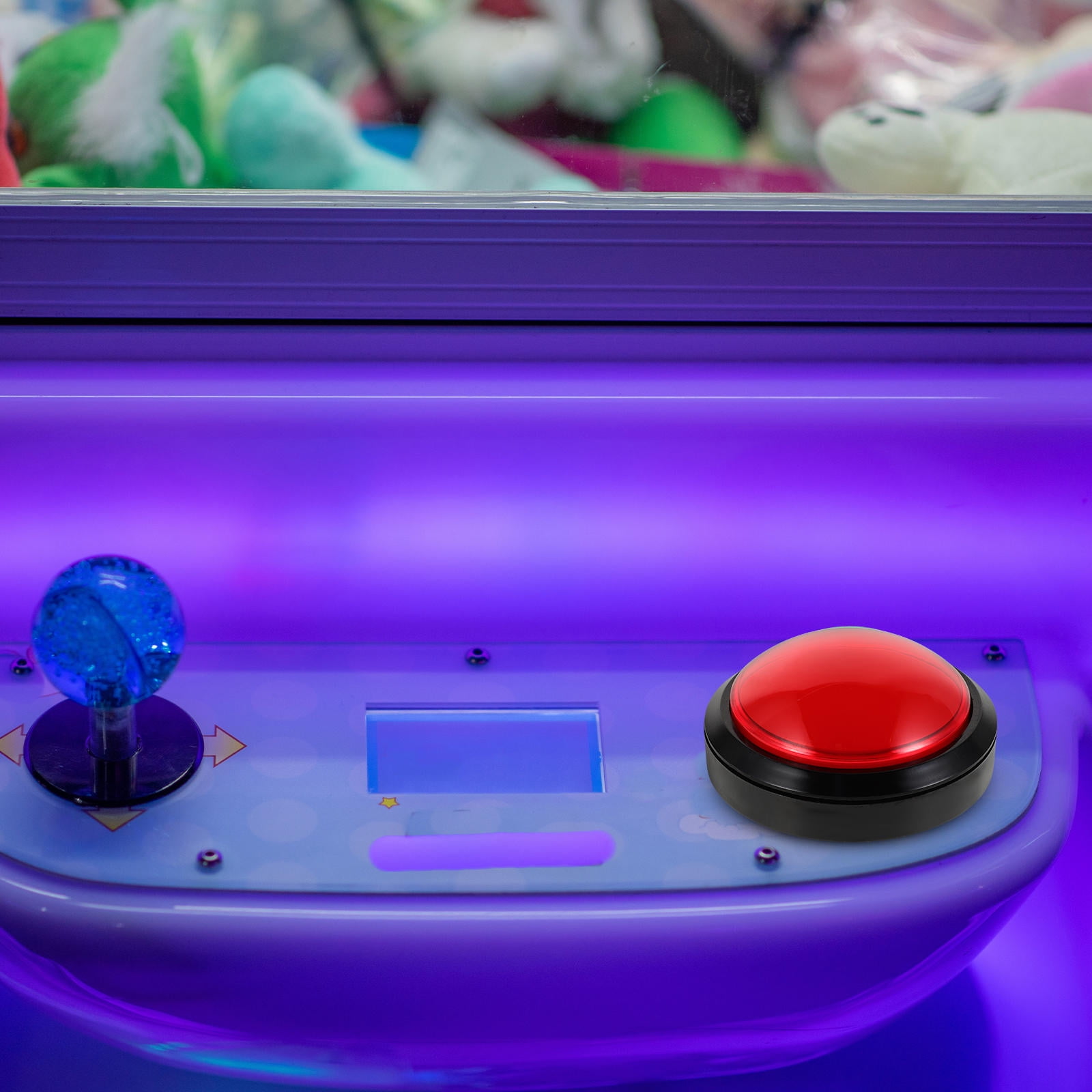 FRCOLOR Dome Shaped LED Illuminated Push Button Self resetting Convex Button with Microswitch ...