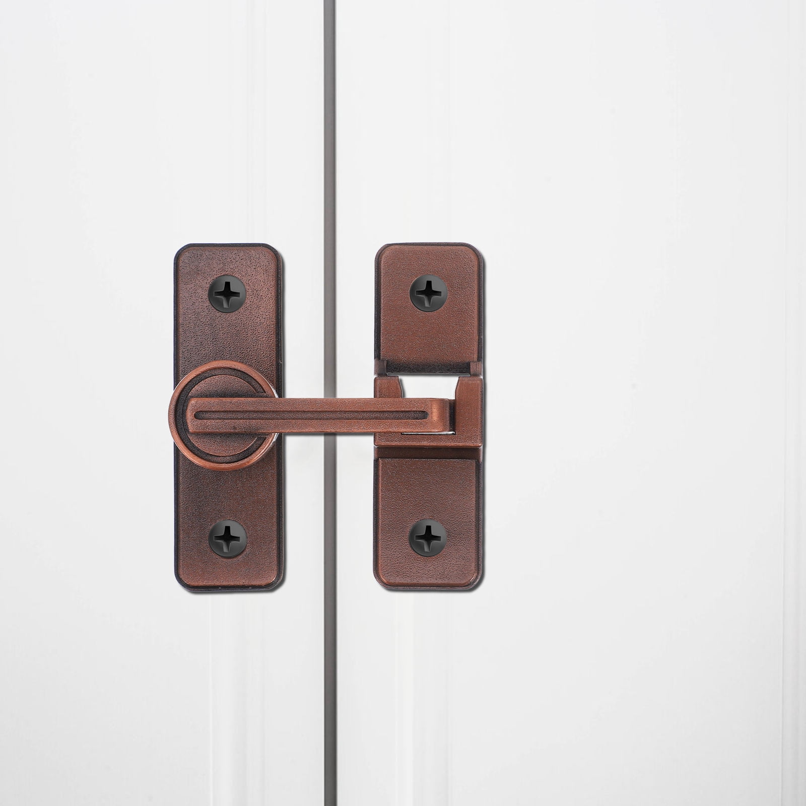 FRCOLOR Door Lock Latch Stainless Steel Barn Door Lock Latch Sliding ...