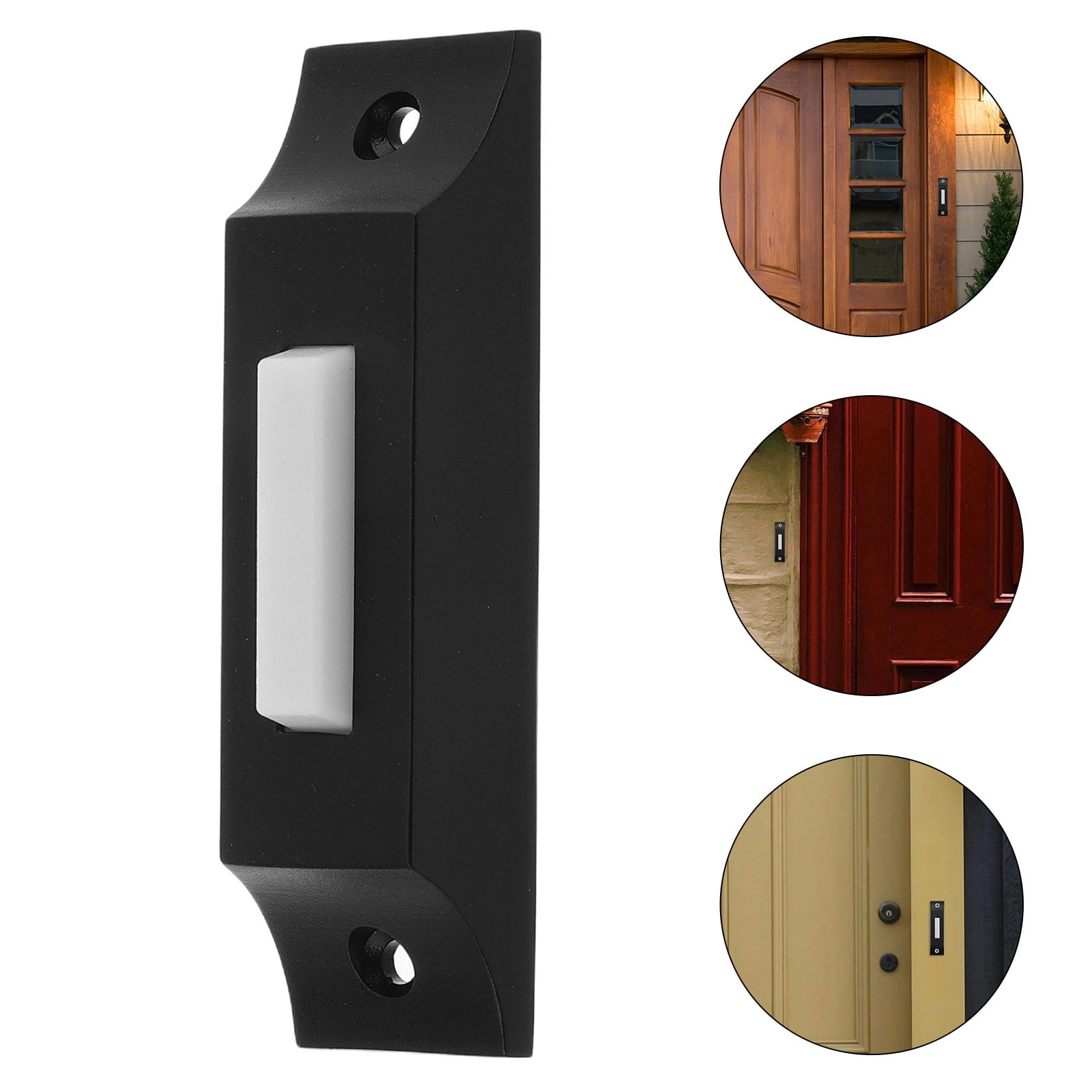 FRCOLOR Doorbell Button Wired Door Bell Push Button Replacement Door ...