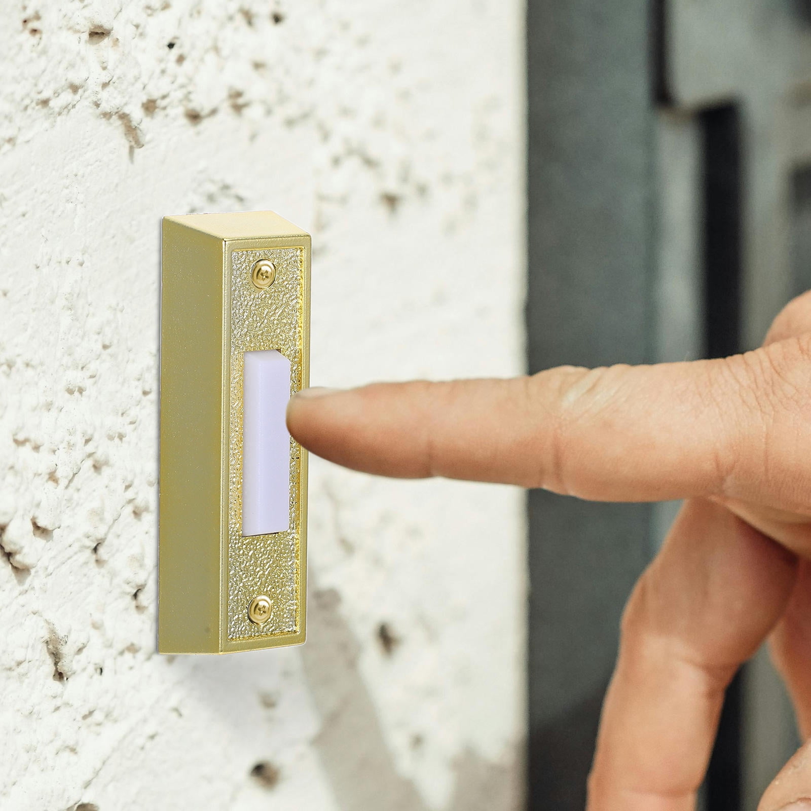 FRCOLOR Doorbell Push Button Wired Chime Button Door Bell Switch Wired ...