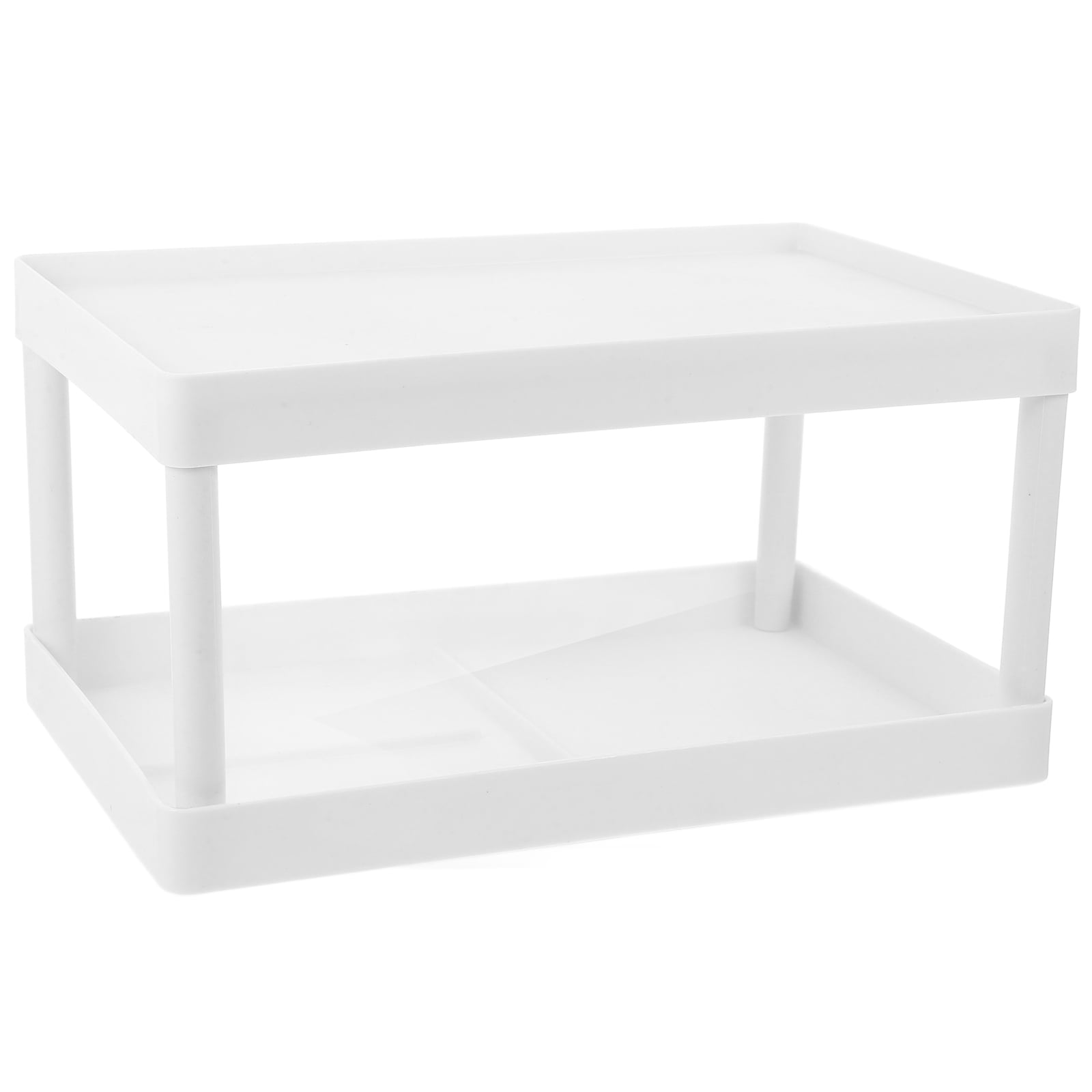 FRCOLOR Double Layered Storage Rack Furniture Big Date Shelf Student ...