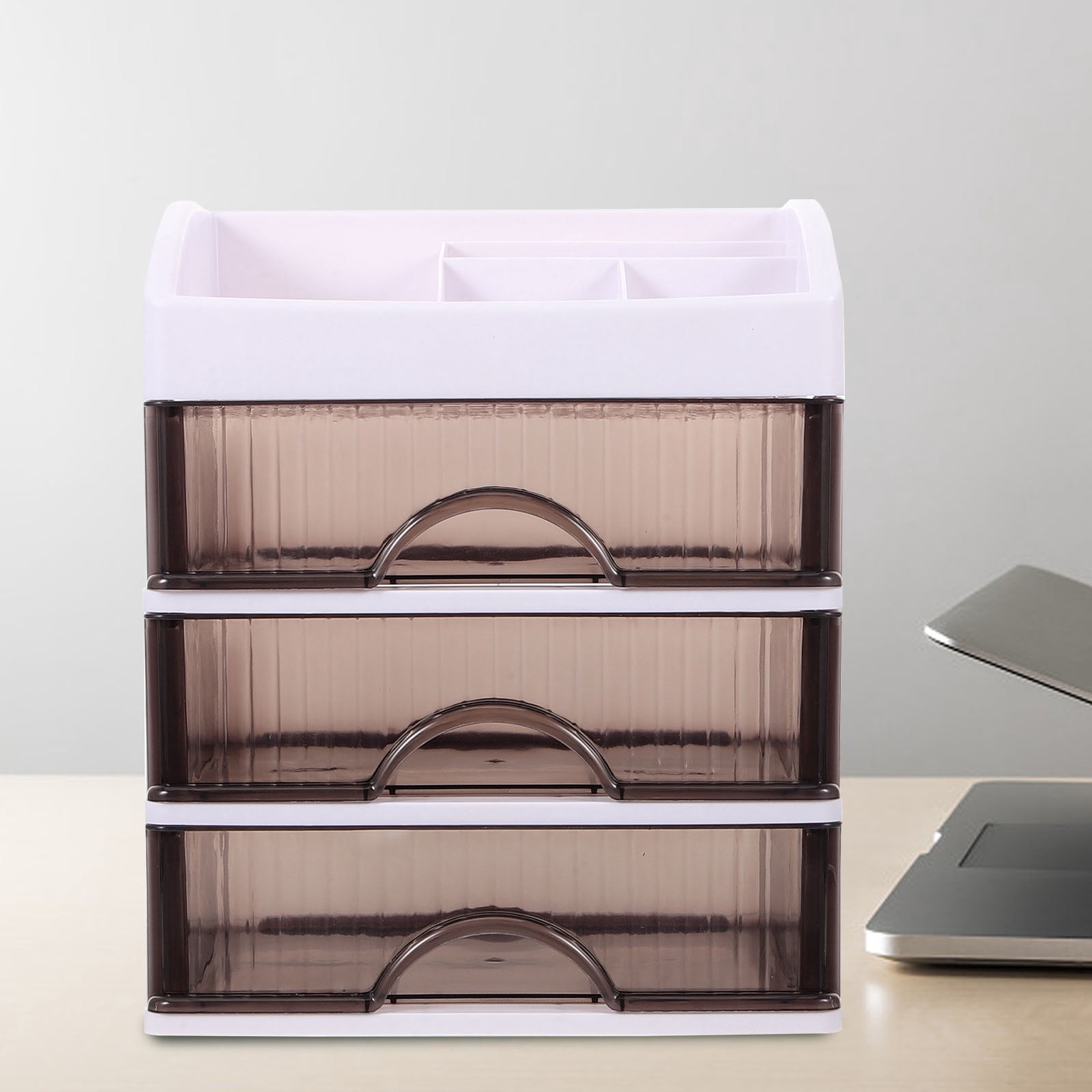 FRCOLOR Drawer Storage Cabinet Organizers and with Lids Drawers Office ...