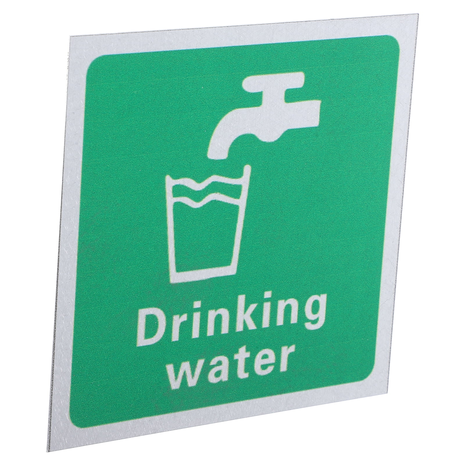 FRCOLOR Drinking Water Tap Sign Outdoor Drinking Water Safety Sign Self ...