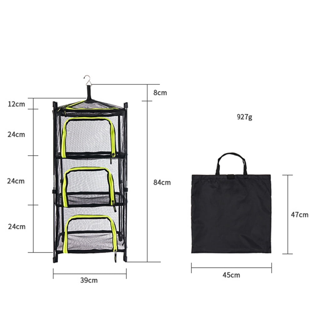 FRCOLOR Drying Rack Clothes Four-layer Drying Net Open-mesh Drying Net ...