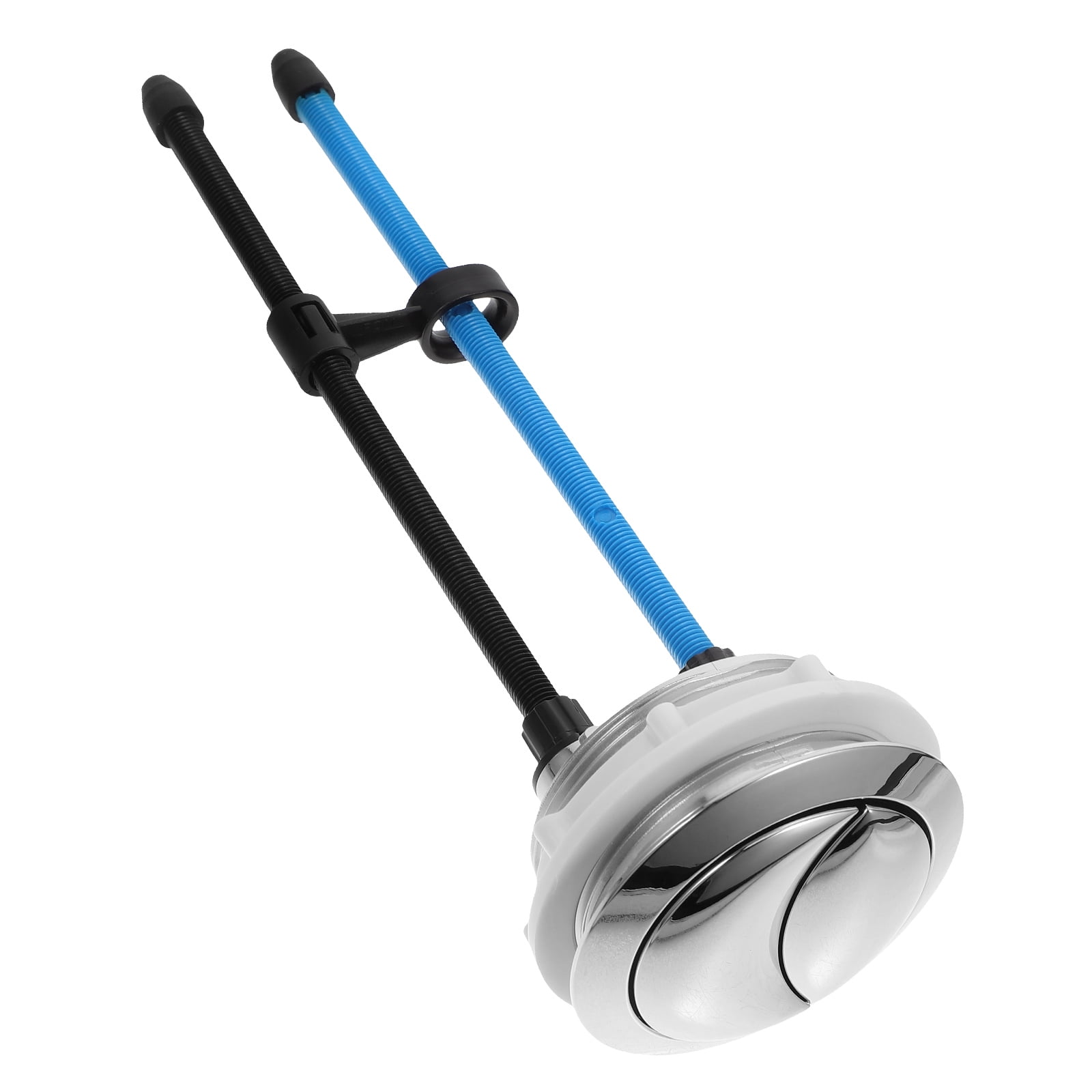 FRCOLOR Dual Push Flushing Toilet Button for Home Use Silver ABS ...