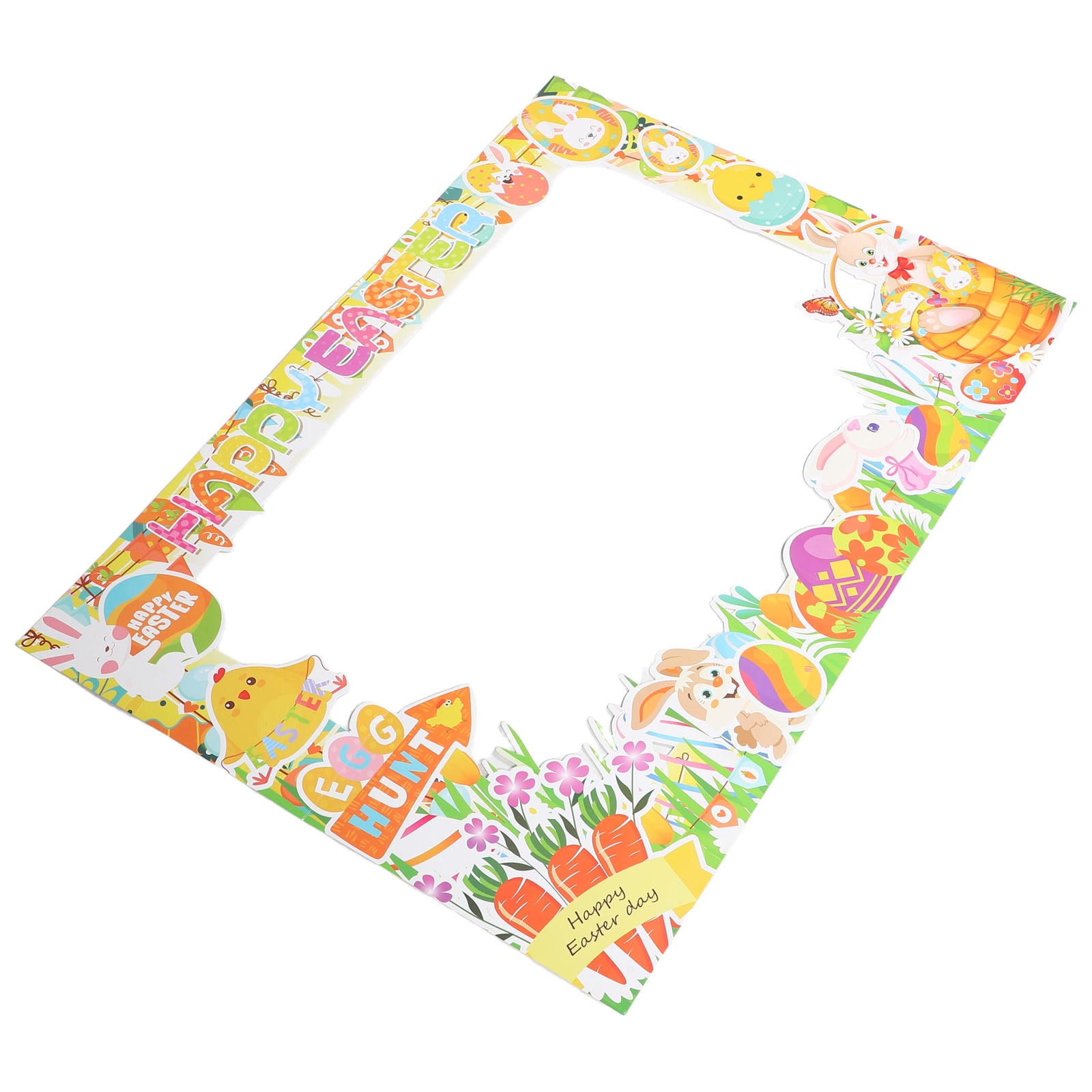 FRCOLOR Easter Party Decoration Handheld Photo Prop Easter Themed Photo ...