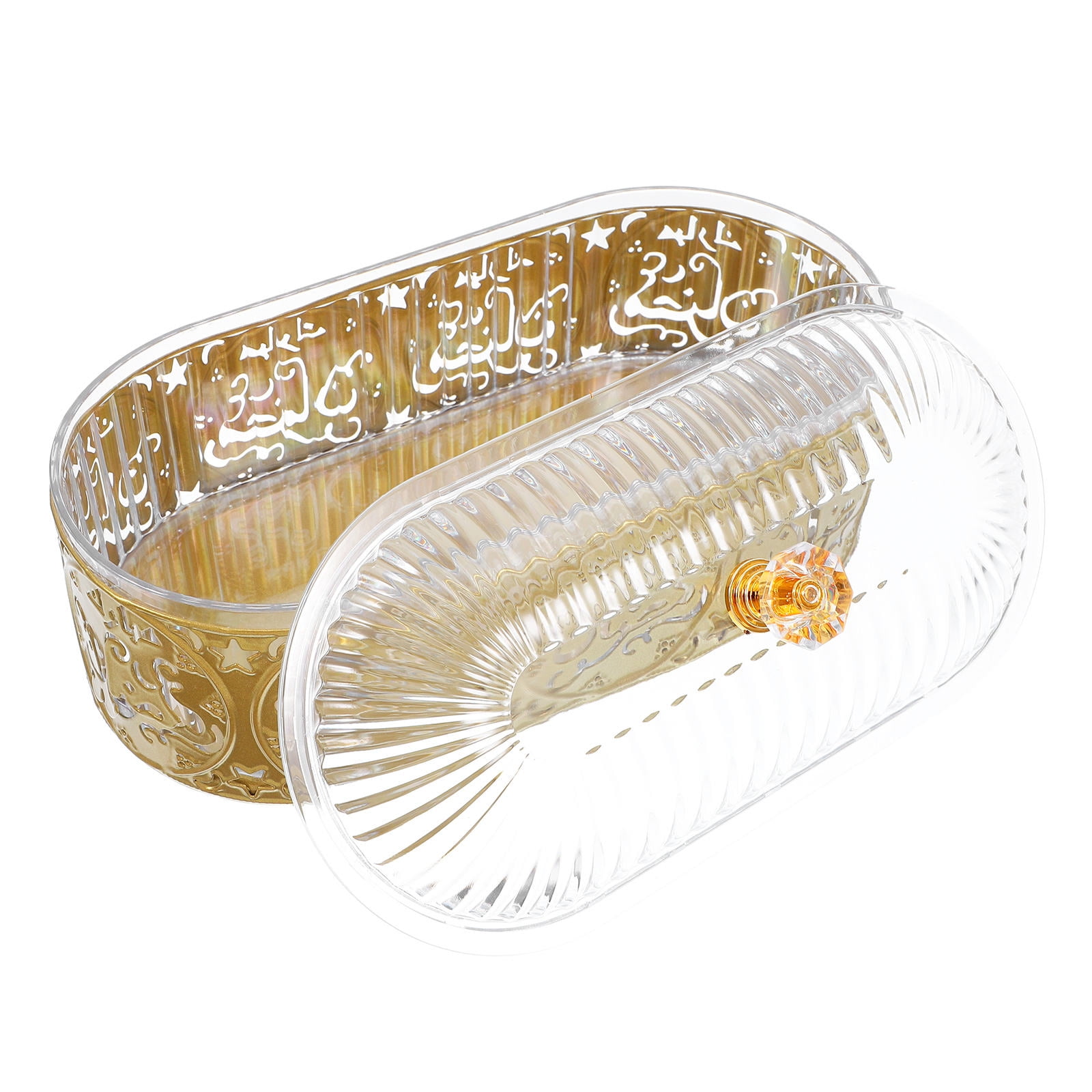 FRCOLOR Eid Mubarak Snack Tray Middle Eastern Candy Box for Sweets Nuts ...