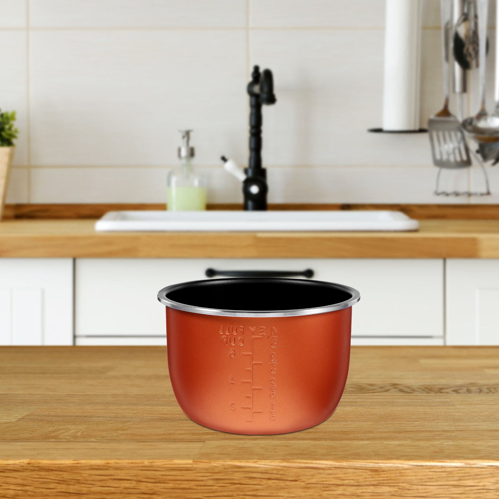 FRCOLOR Electric Cooker Liner Insert Pressure Cooker Inner Pot Nonstick ...