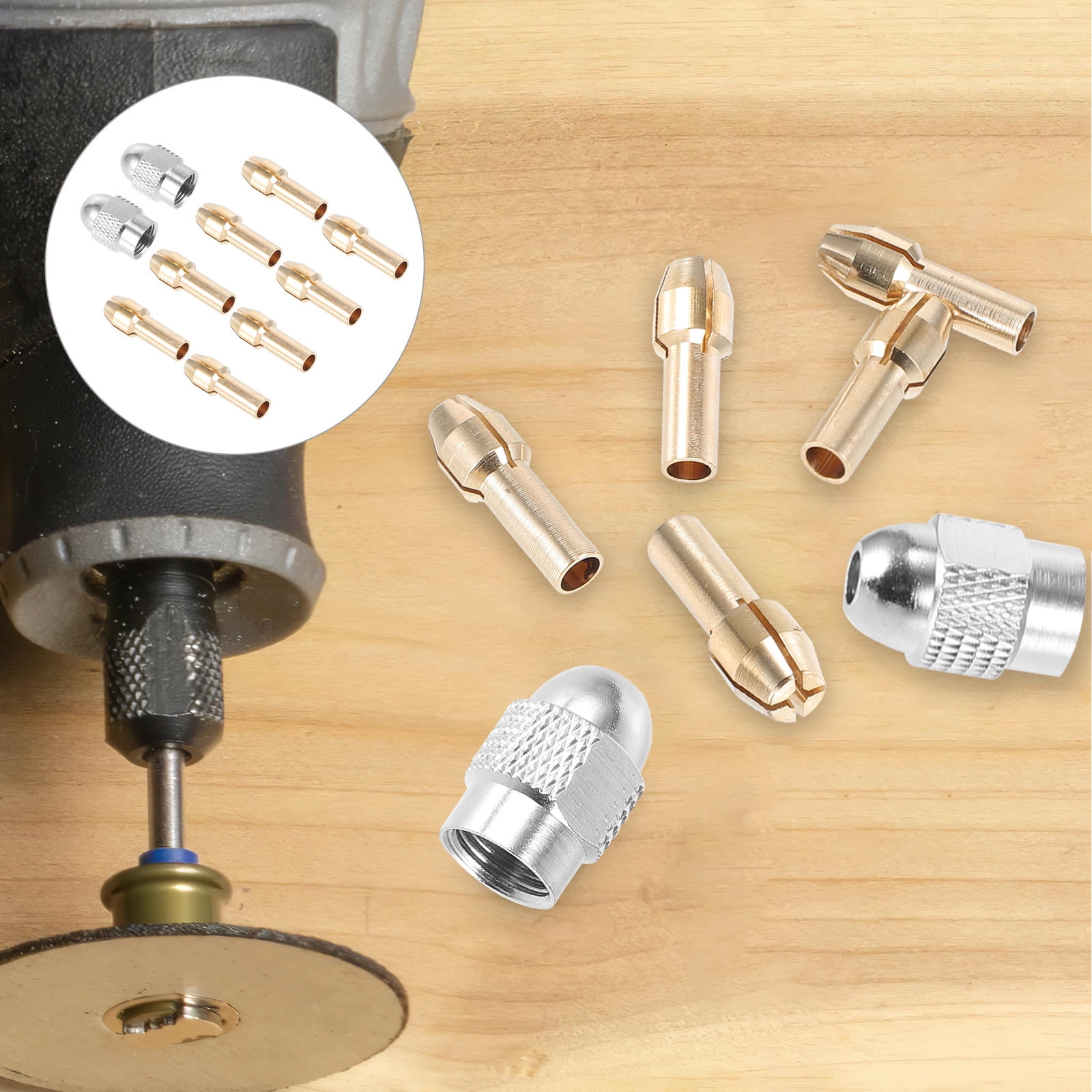 FRCOLOR Electric Grinding Drill Collet Rotary Tool Accessory Collets ...