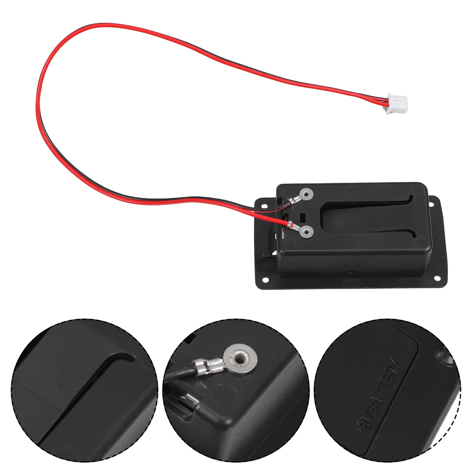 FRCOLOR Electric Guitar Battery Box Case For Electric Guitar 9v Active ...