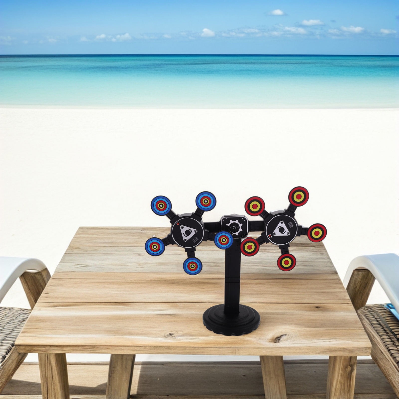 FRCOLOR Electronic Shooting Target with Auto Reset Rotating Targets for ...