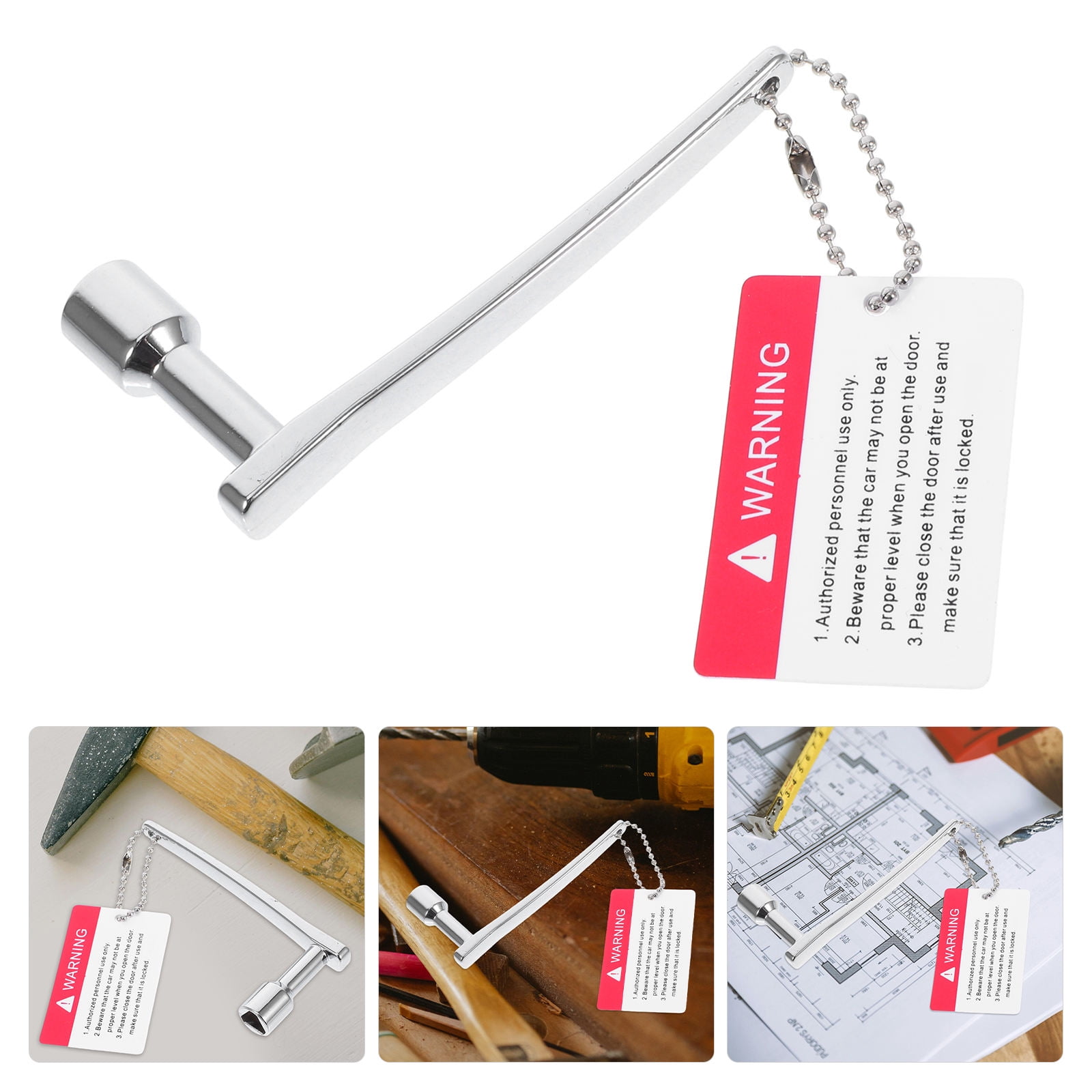 FRCOLOR Emergency Elevator Door Triangle Spanner For Elevator ...