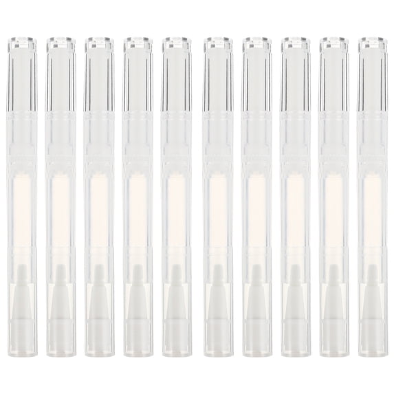 FRCOLOR Empty Pens 10pcs Transparent Empty Tubes Rotary Pens Nail Oil ...