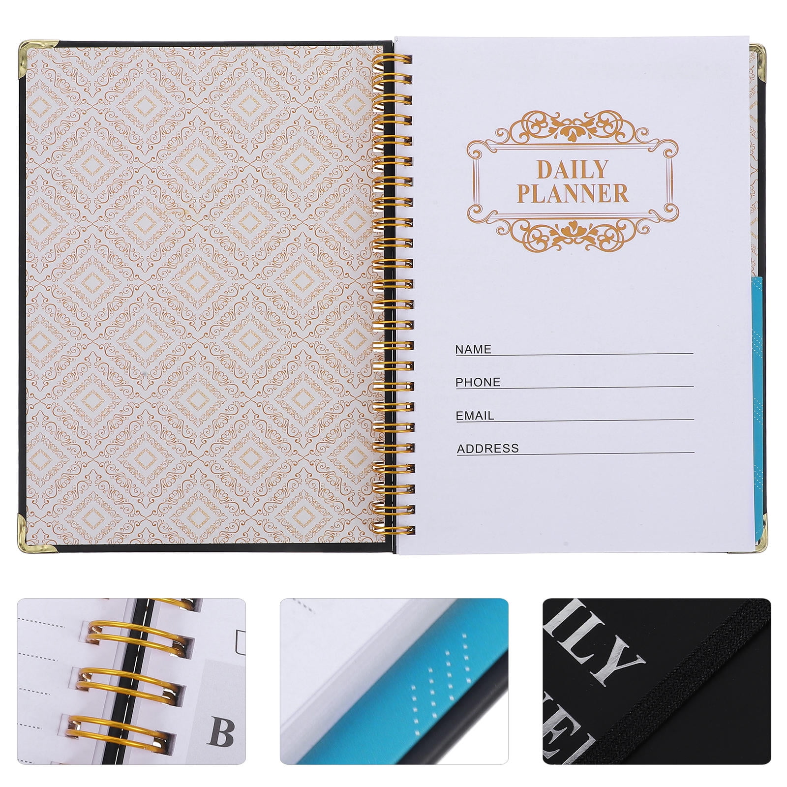 FRCOLOR English Budget Book Notebook for Work Line Notepads Notebooks ...