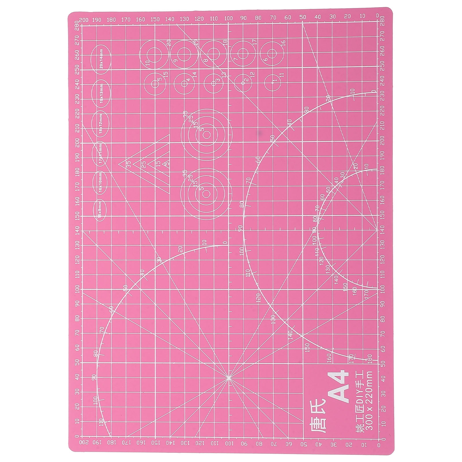 FRCOLOR Engraving Art Cutting Mat for Crafts Paper Chopping Board Pink ...