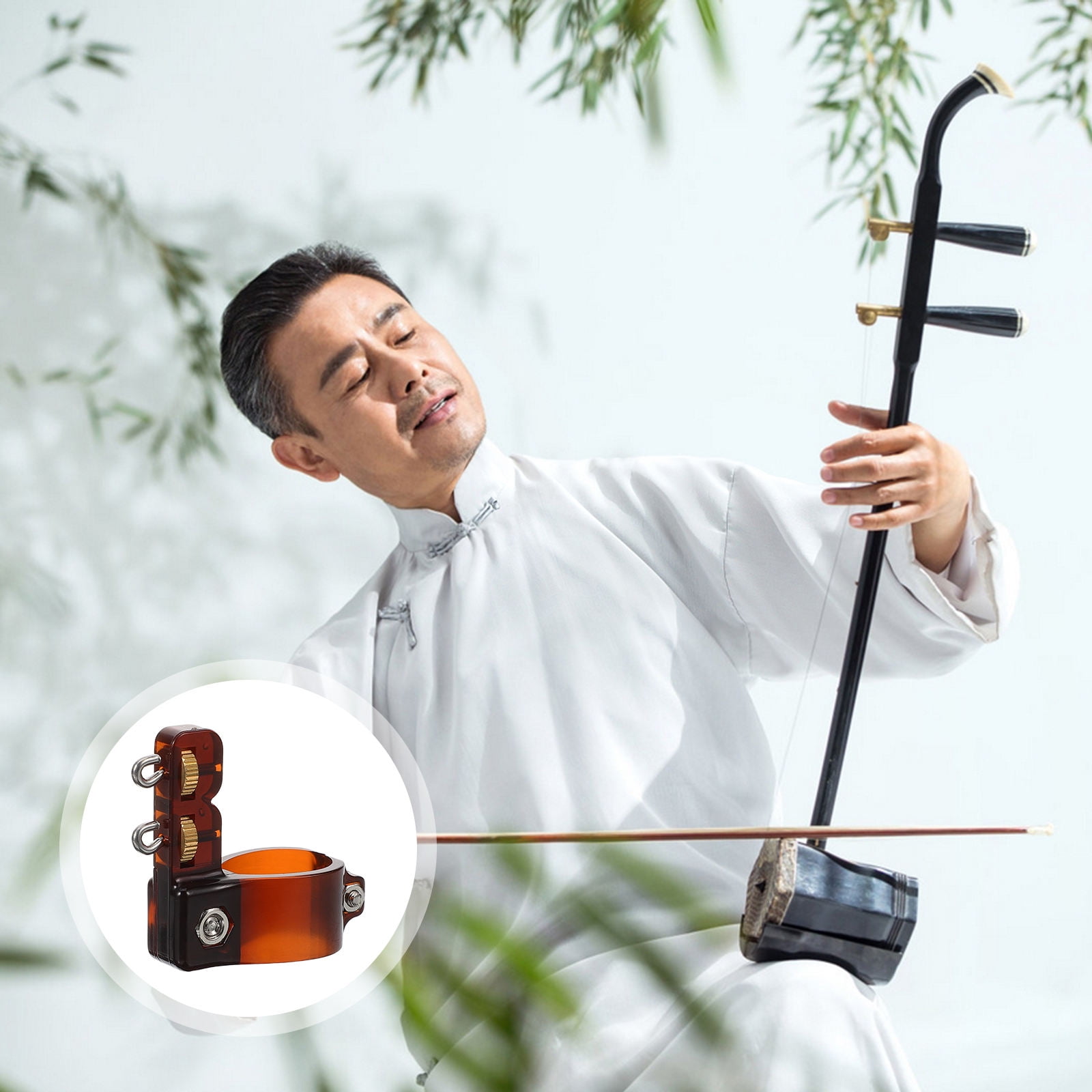 FRCOLOR Erhu Tuner Fine-tune Erhu Violin Fine Tuner Erhu Metal String ...