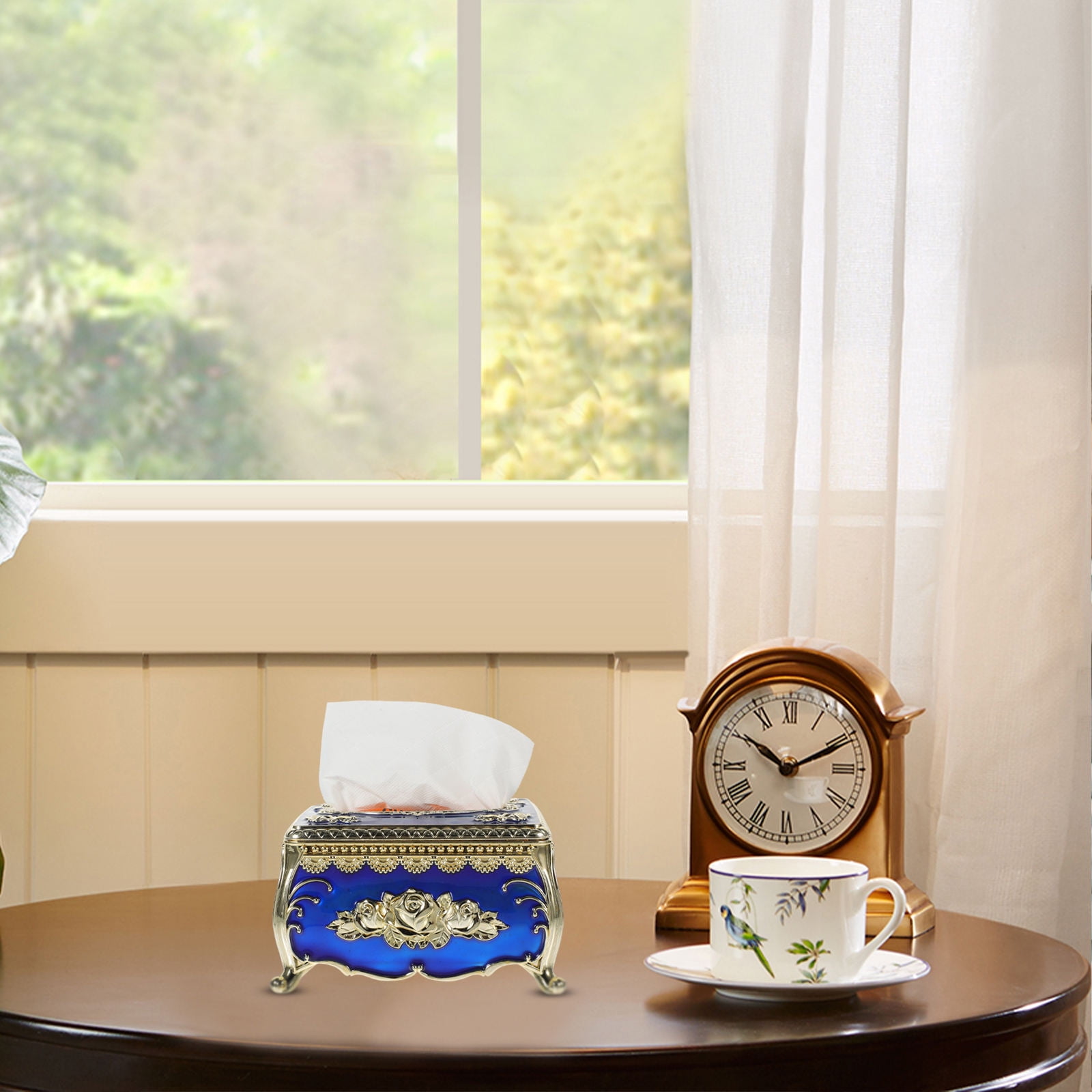 FRCOLOR European Style Tissue Box Cover Holder Napkins Storage Box ...