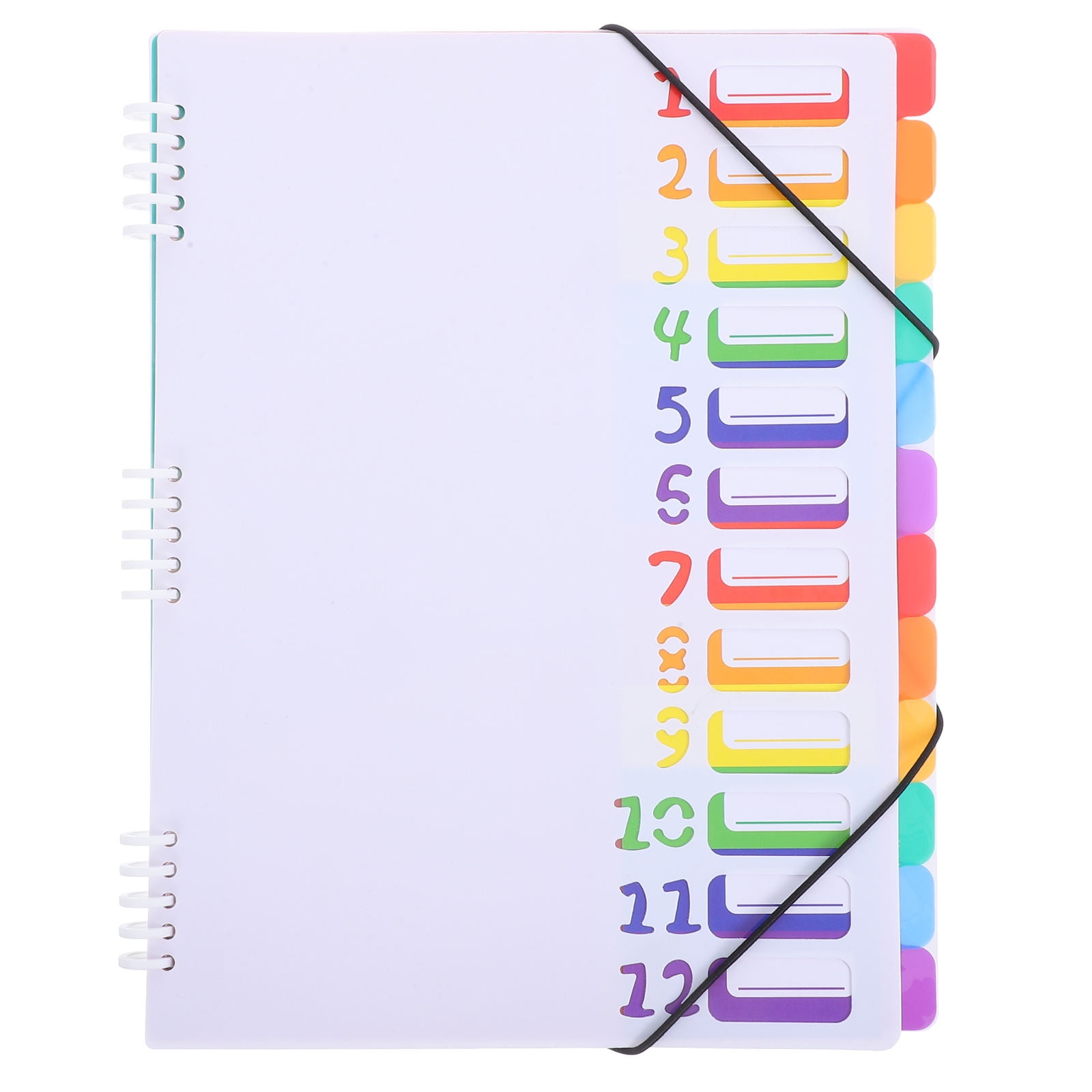 FRCOLOR Expanding Project Sorter File Organizer Monthly Bill Receipt Organizer Heavy Duty ...