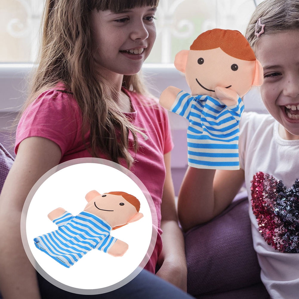 FRCOLOR Family Members Hand Puppet Educational Building Puppet ...