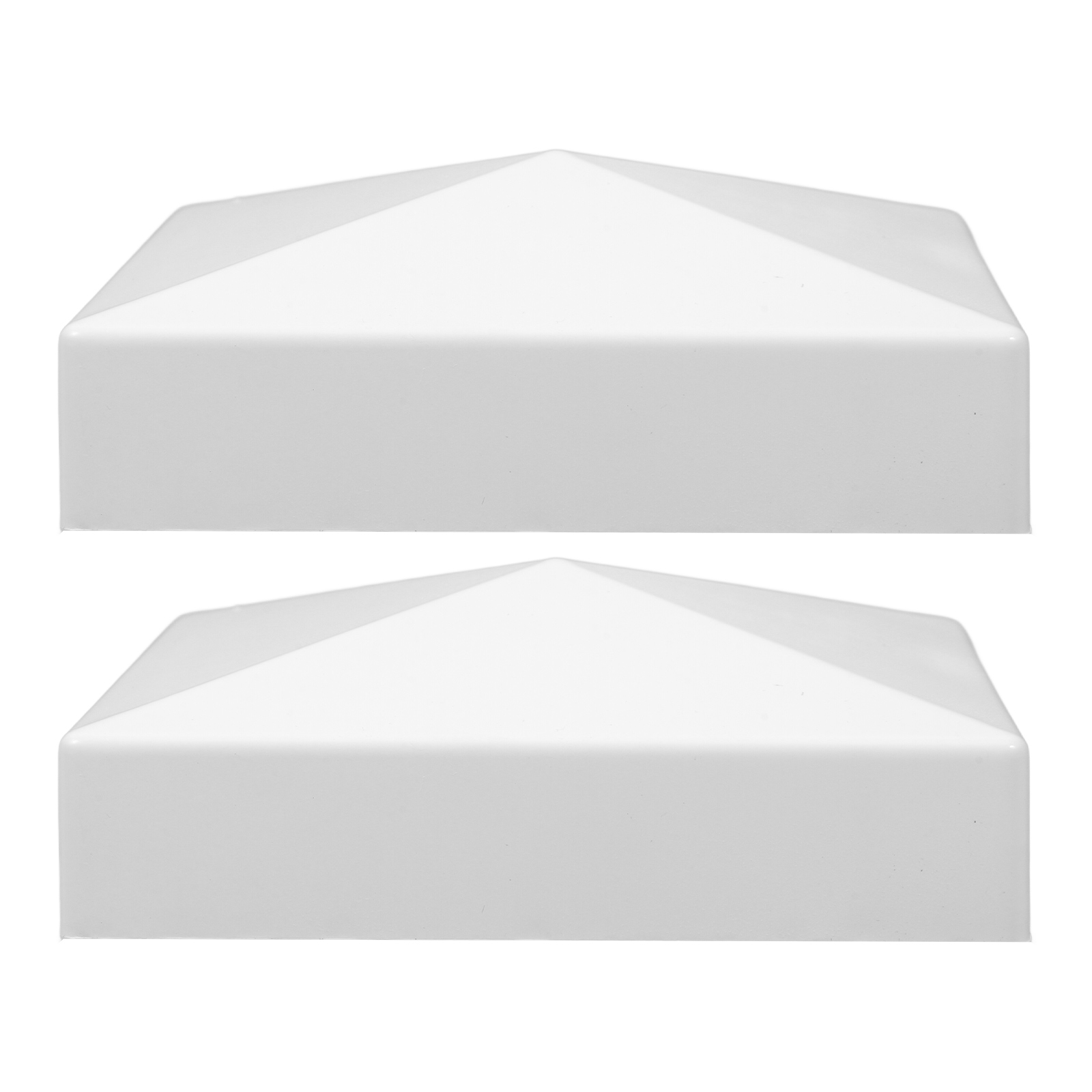 FRCOLOR Fence Post Caps Cover 2pcs Fence Post Top Caps Deck Post Caps ...