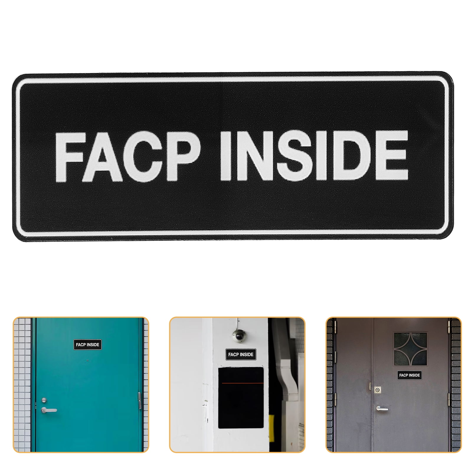 FRCOLOR Fire Alarming Control Panel Sign Emergency Fire Alarming Sign ...